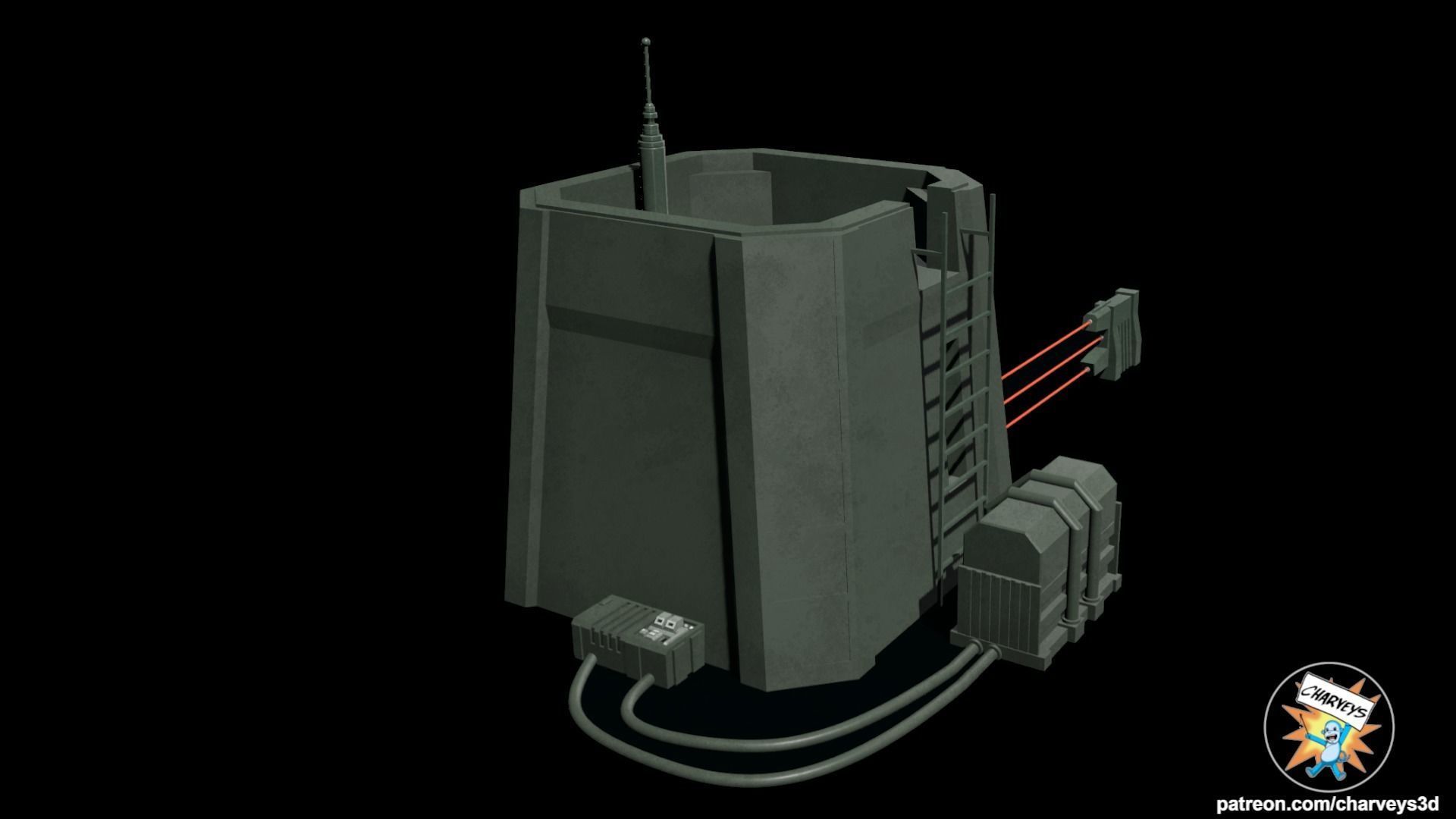 Star Wars Imperial Mapuzo Checkpoint Diorama for action figures 3D ...