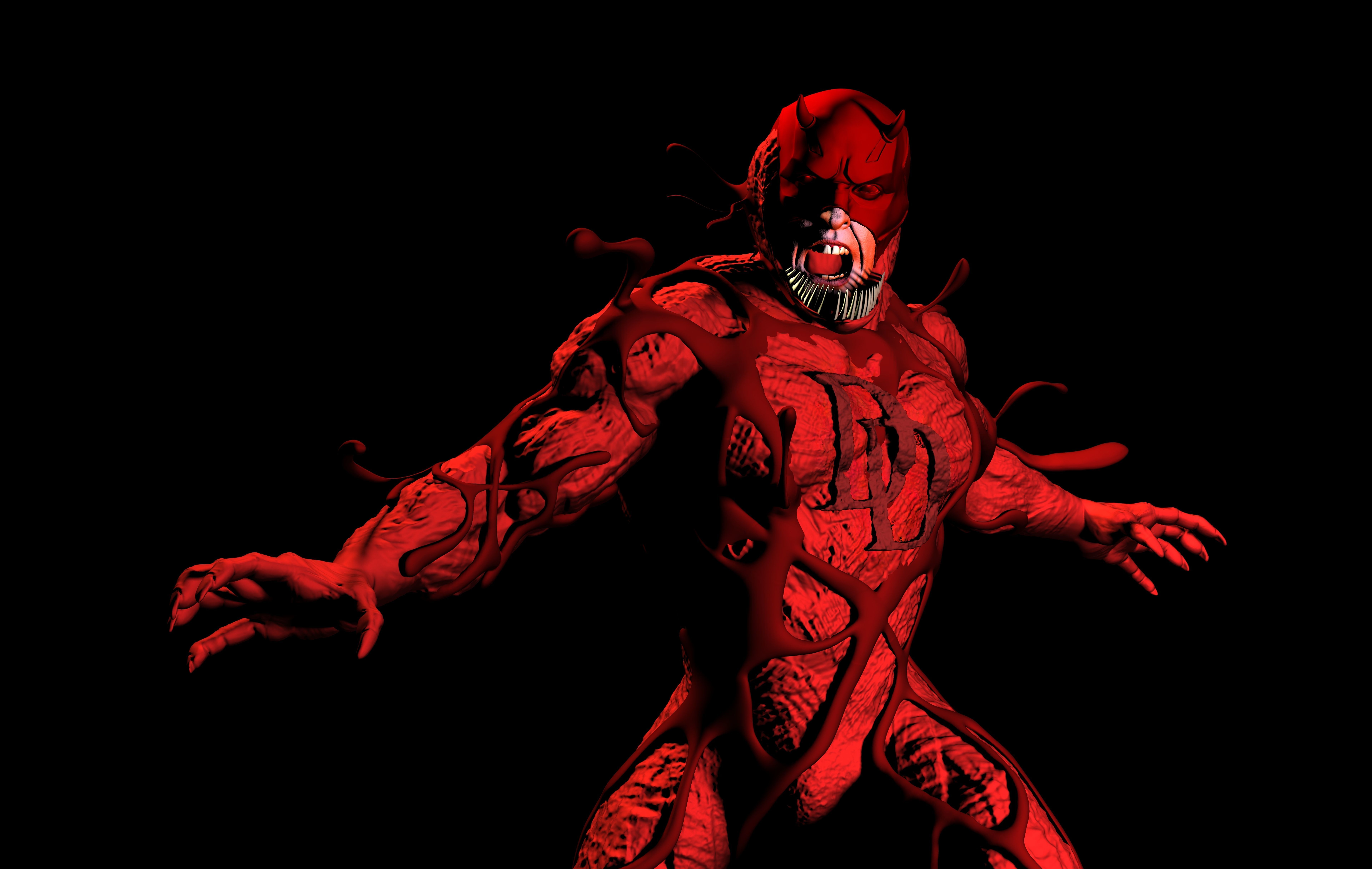 Dare Devil CARNAGE-IZED 3D model 3D printable | CGTrader