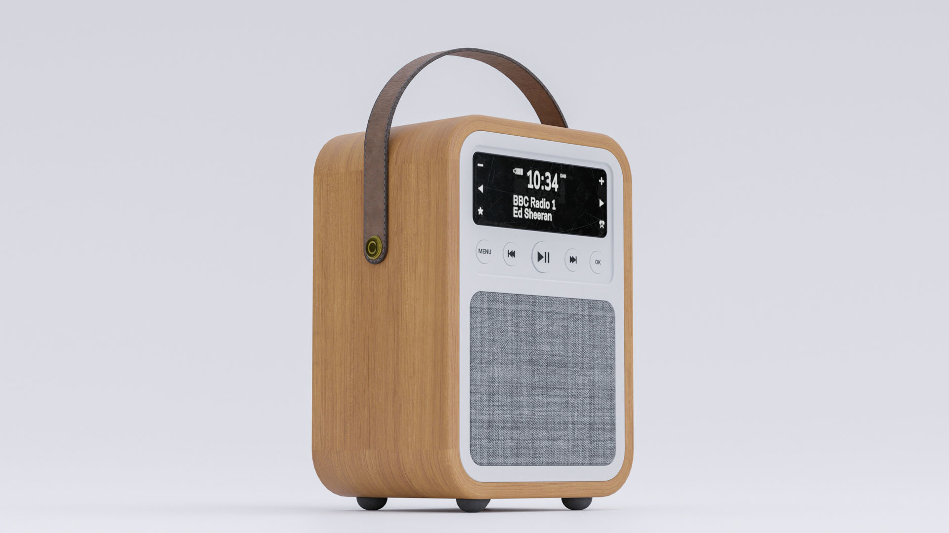 3D model Wooden Portable Radio VR / AR / low-poly | CGTrader