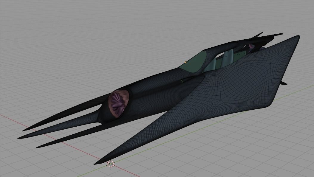 Scavenger jetpod Futuristic JetPod free 3D model animated | CGTrader