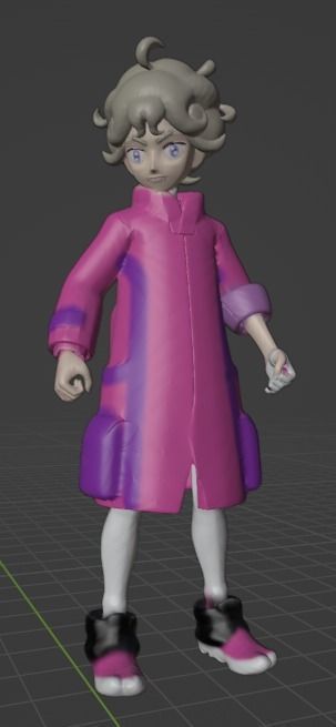 Bede pokemon trainer 3D model 3D printable | CGTrader