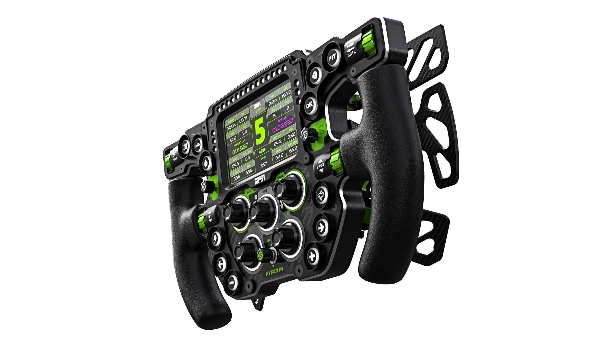 GOMEZ SIM INDUSTRIES HYPER P1 STEERING WHEEL 3D model | CGTrader