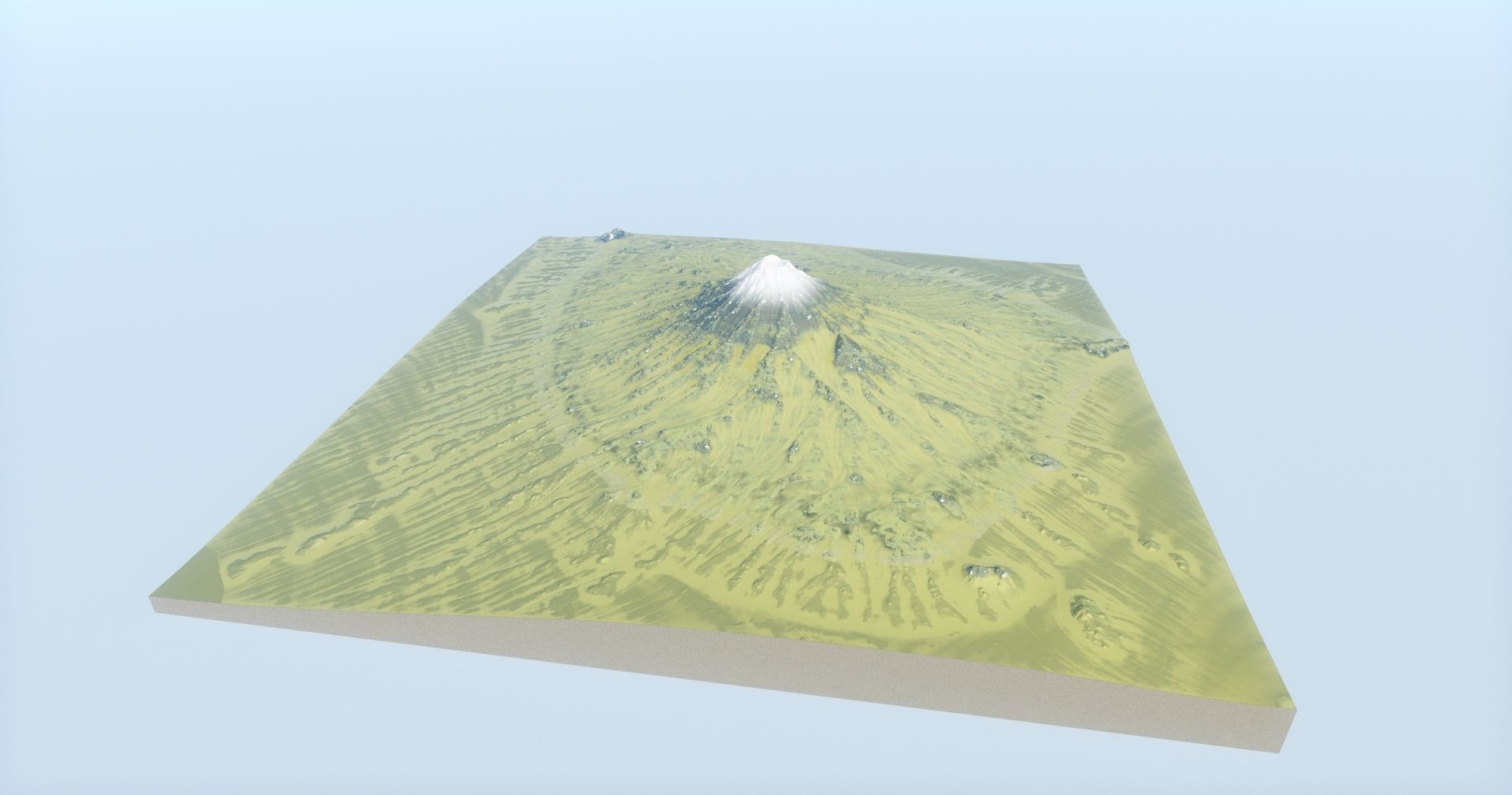 Fuji Mountain 4k 3D model | CGTrader