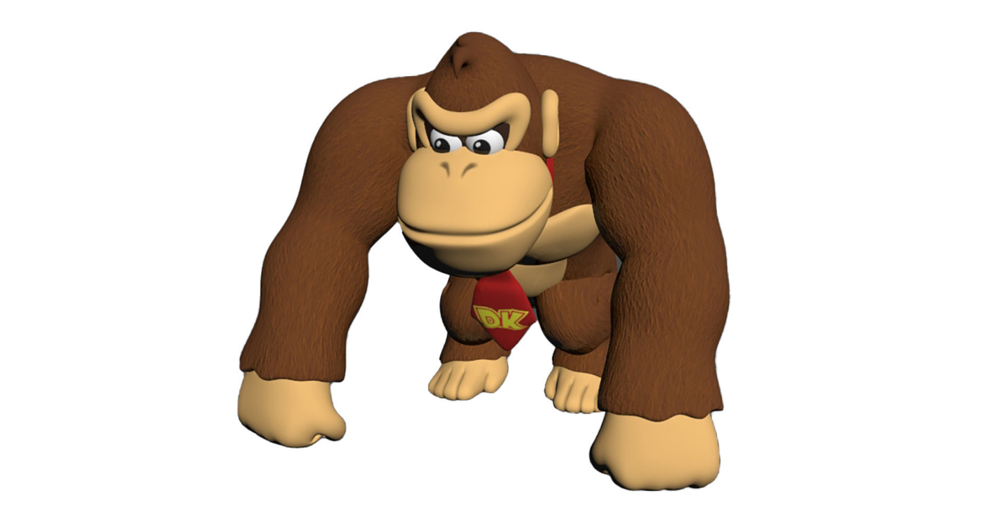 DONKEY KONG 3D MODEL POSE 2 3D model 3D printable | CGTrader