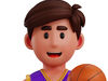 3D model Basketball Player Avatar 3D Icon VR / AR / low-poly | CGTrader