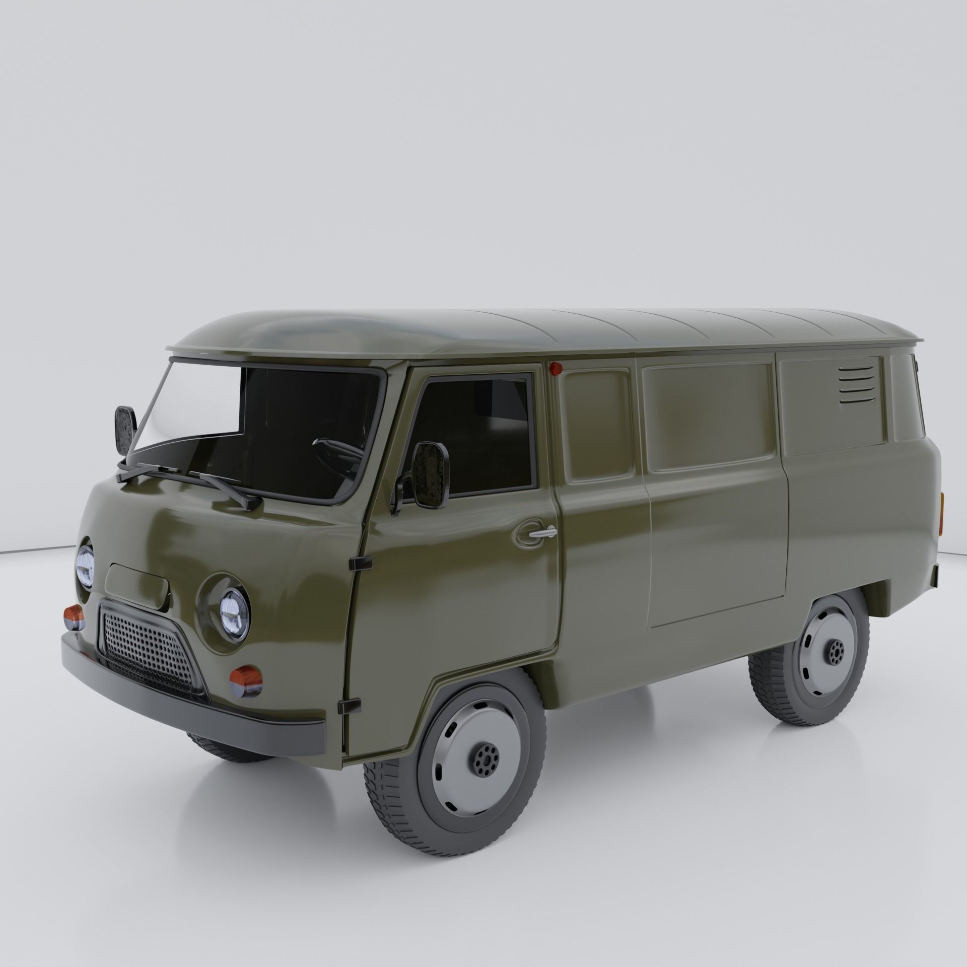 3d model UAZ 3741 car model 3D model | CGTrader