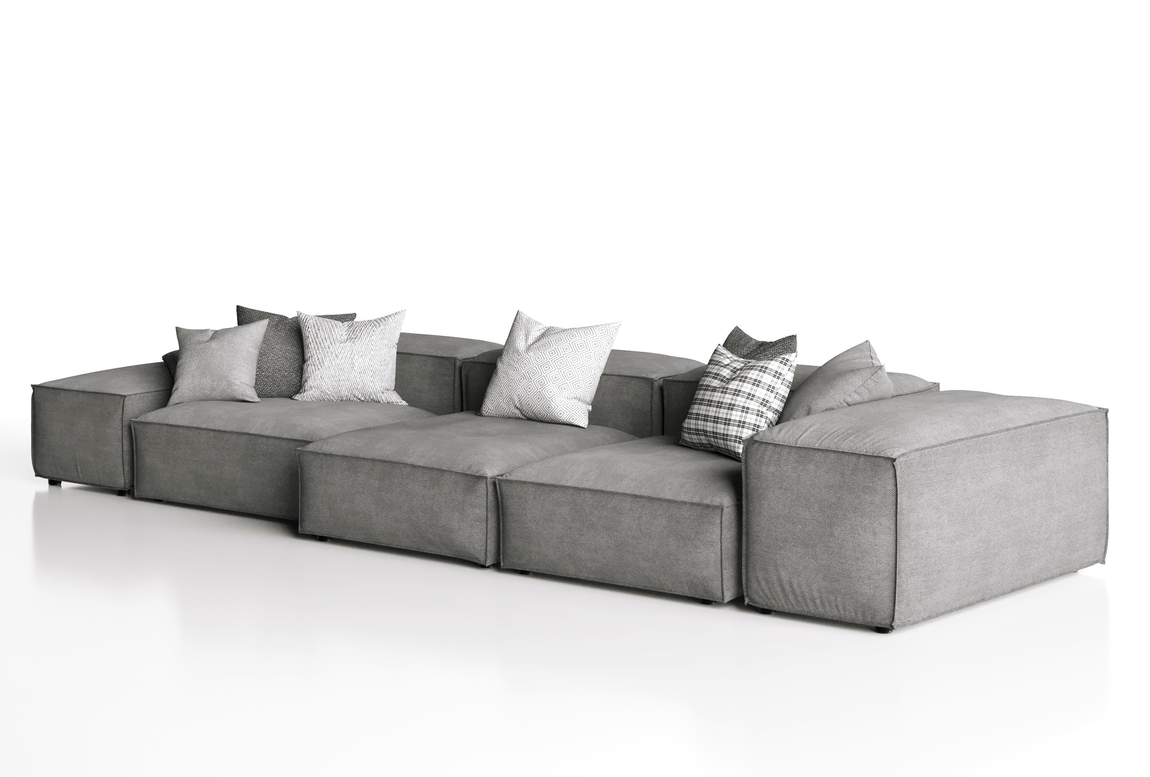 Living Divani Extra Soft Sofa Three Seater 3D model | CGTrader