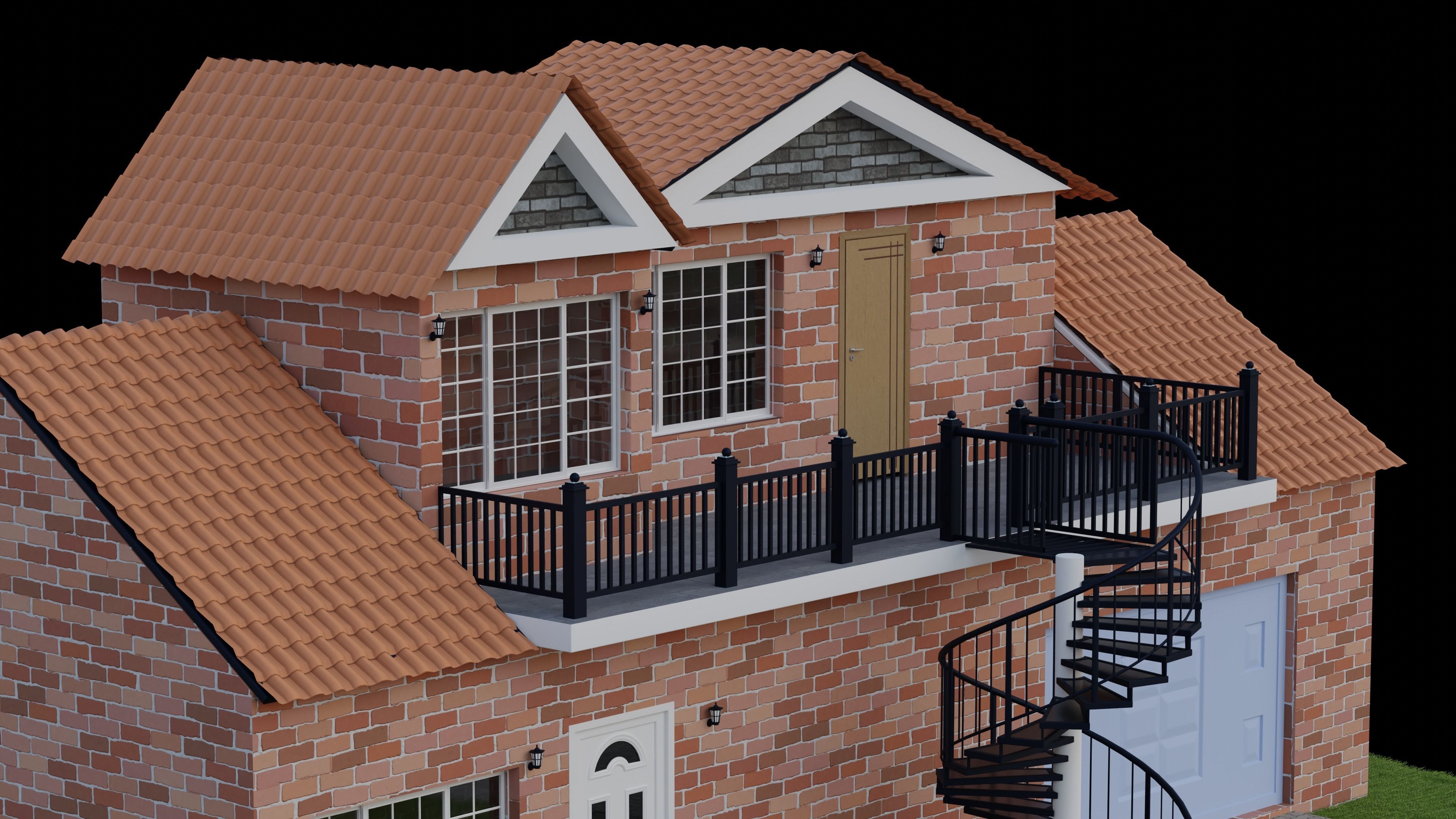 blender Exterior building 3D model | CGTrader