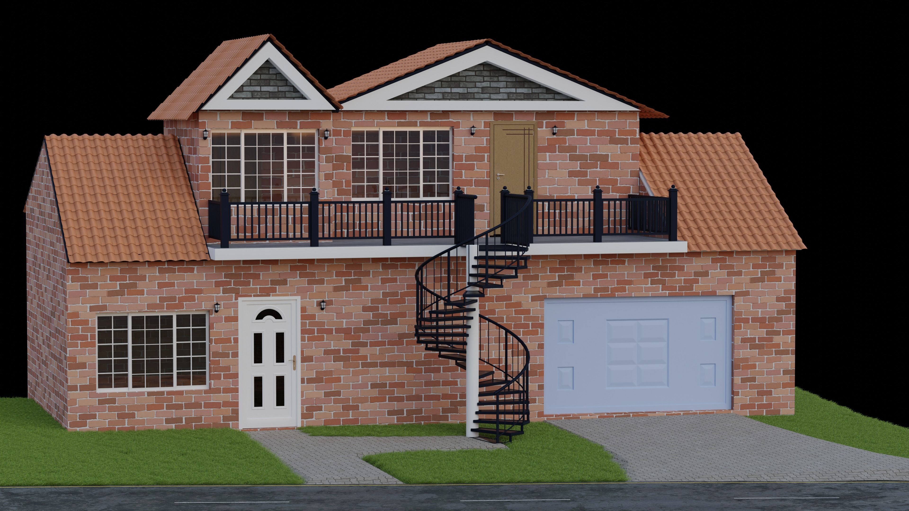 blender Exterior building 3D model | CGTrader