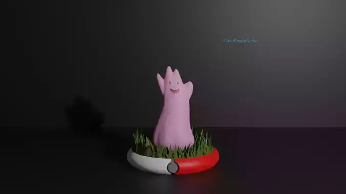 Ditto pokemon 3D print model free 3D model 3D printable | CGTrader