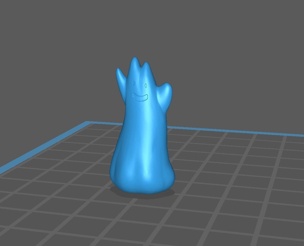 Ditto pokemon 3D print model free 3D model 3D printable | CGTrader