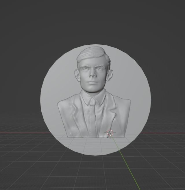 Alan Turing Relief 3D model 3D printable | CGTrader