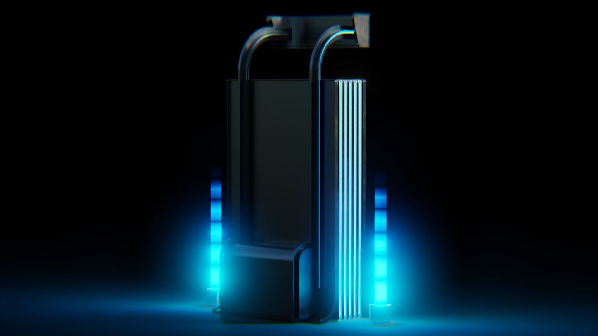 Futuristic Billboard 3D model | CGTrader