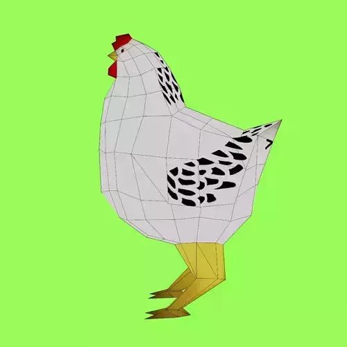 3D model Chicken VR / AR / low-poly | CGTrader