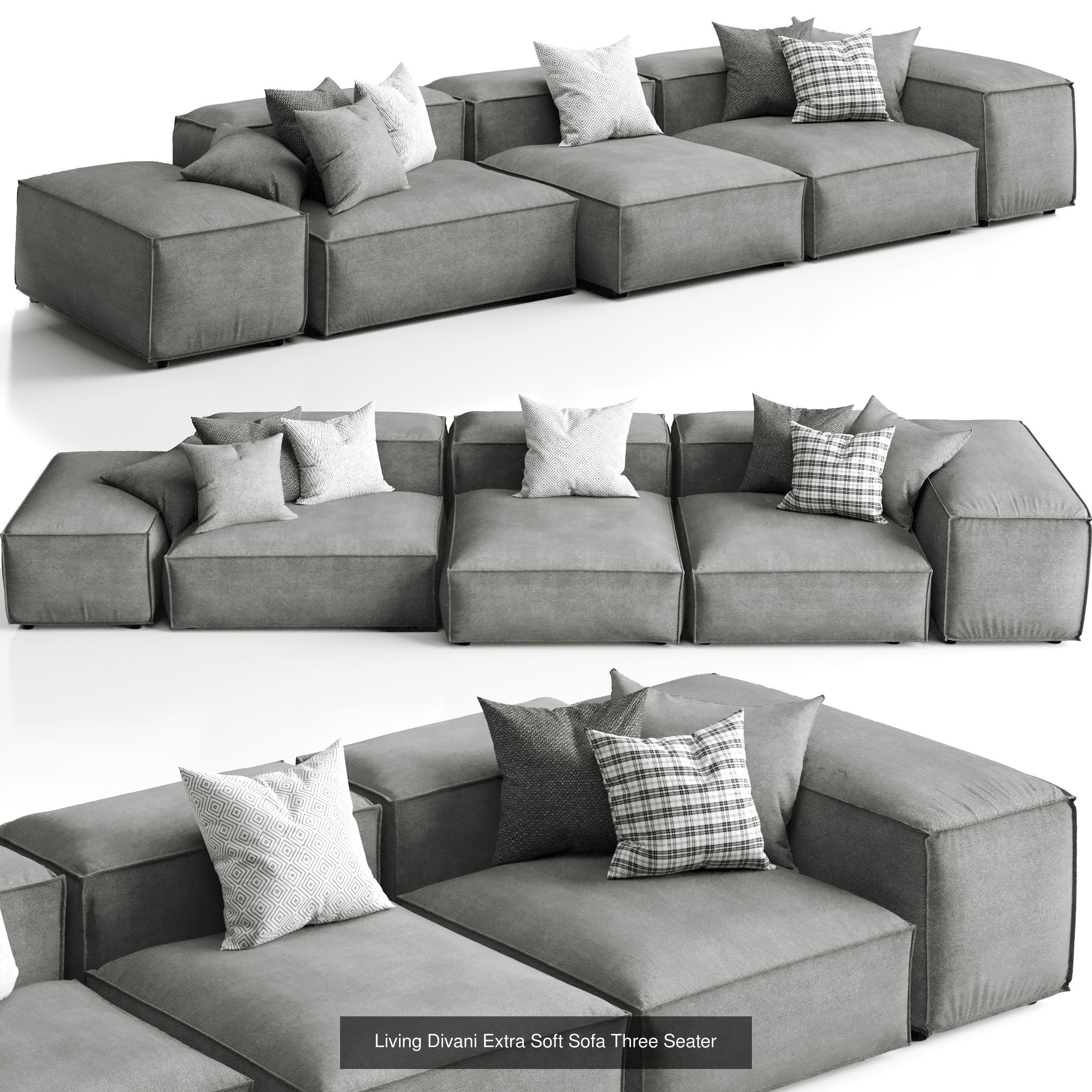 Modular Soft Sofa Collection | CGTrader