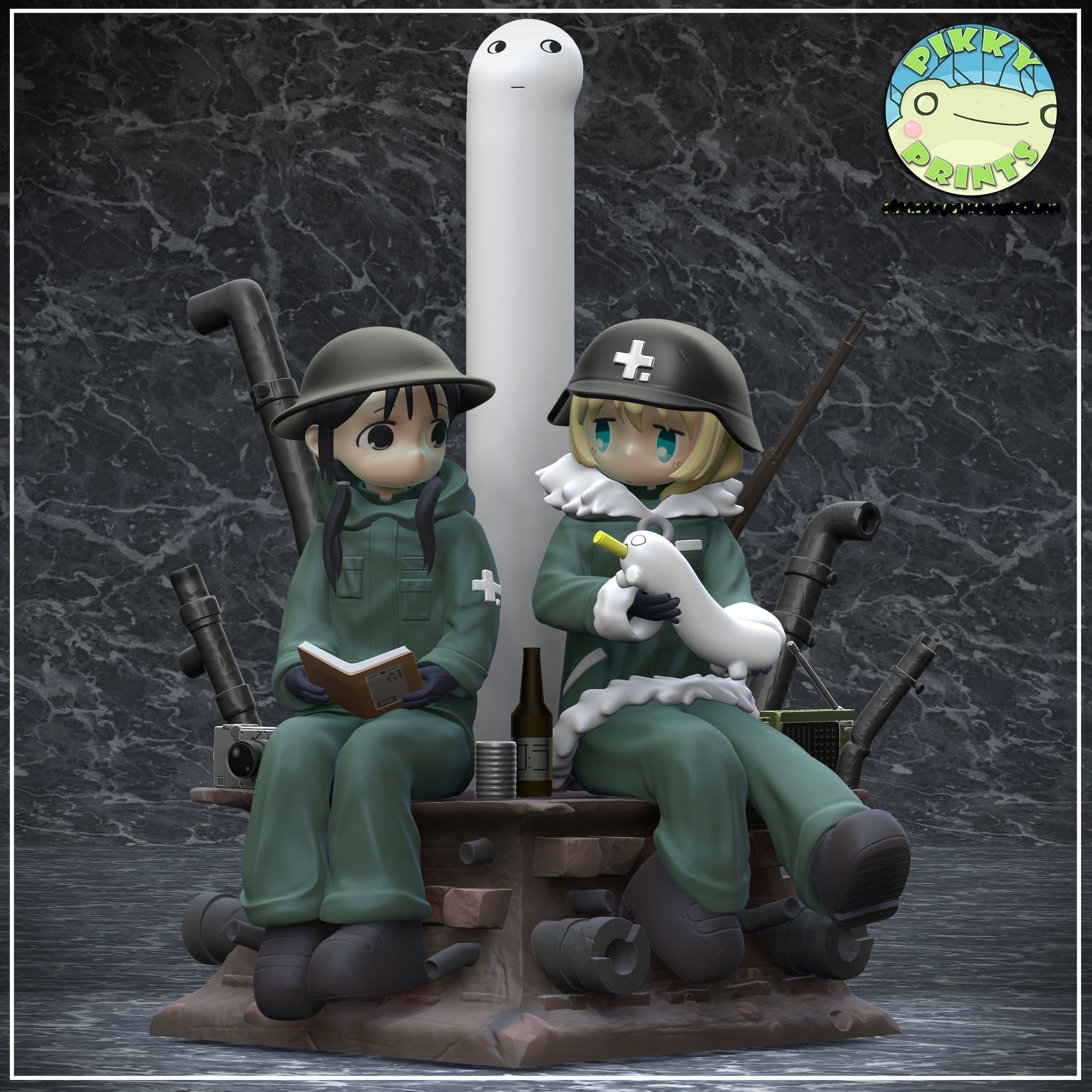 Girls Last Tour - Chito and Yuuri 3D model 3D printable | CGTrader