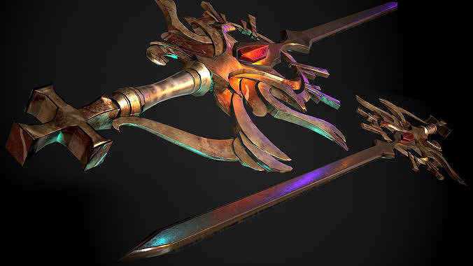 3D model Master Sword Lowpoly Game Ready VR / AR / low-poly | CGTrader