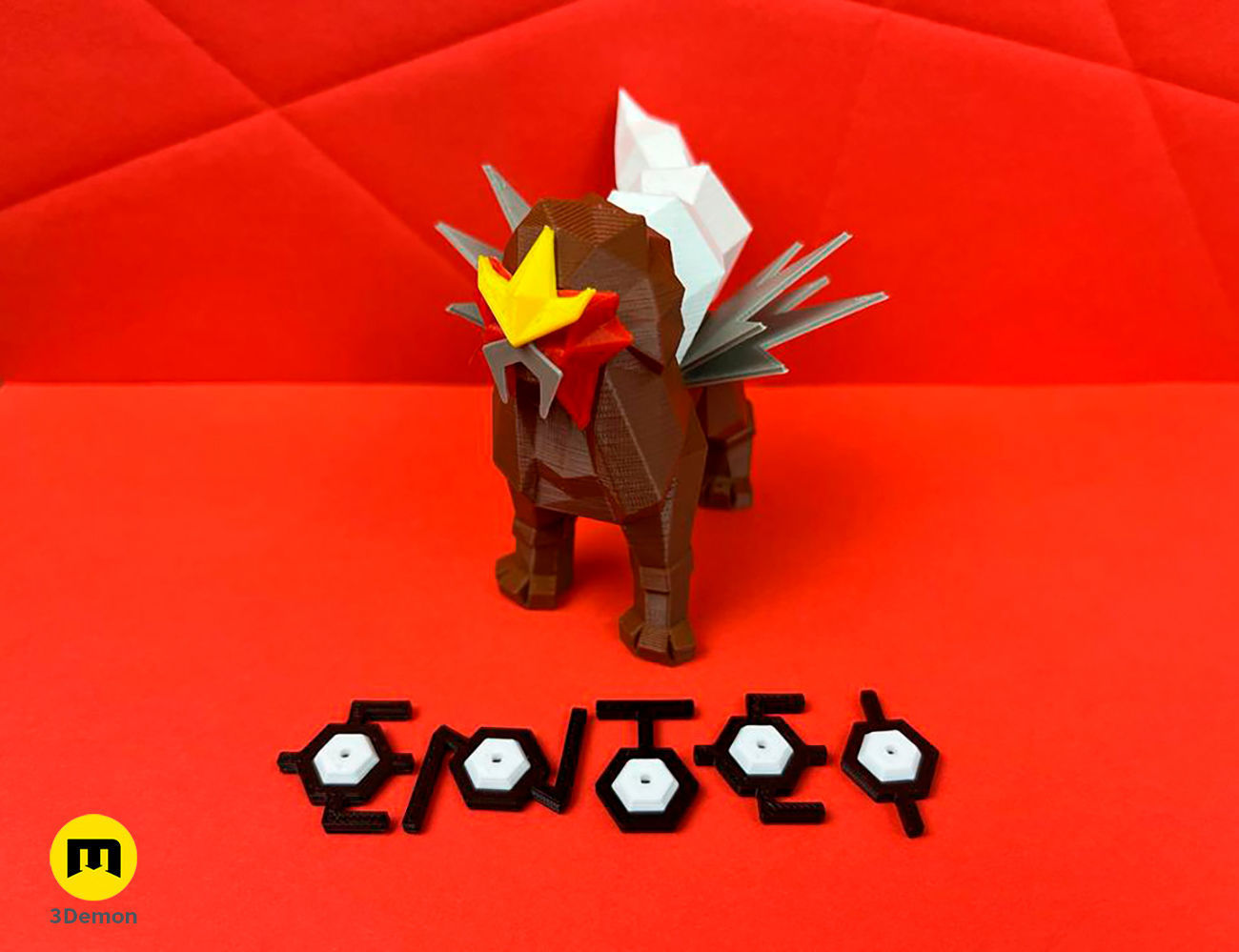 Unown Alphabet Low Poly Pokemon 3D model 3D printable | CGTrader