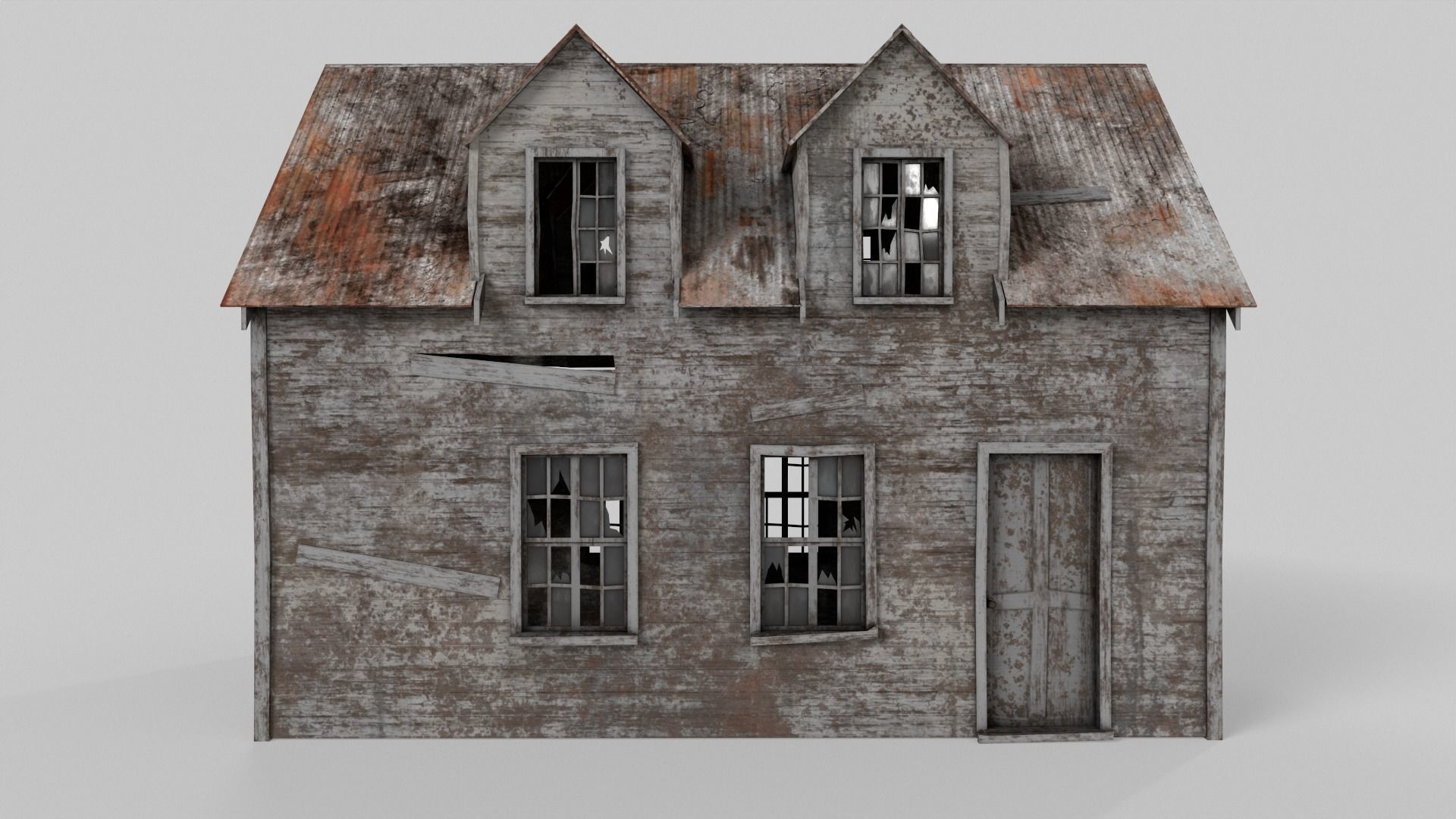 3D model Abandoned House VR / AR / low-poly | CGTrader