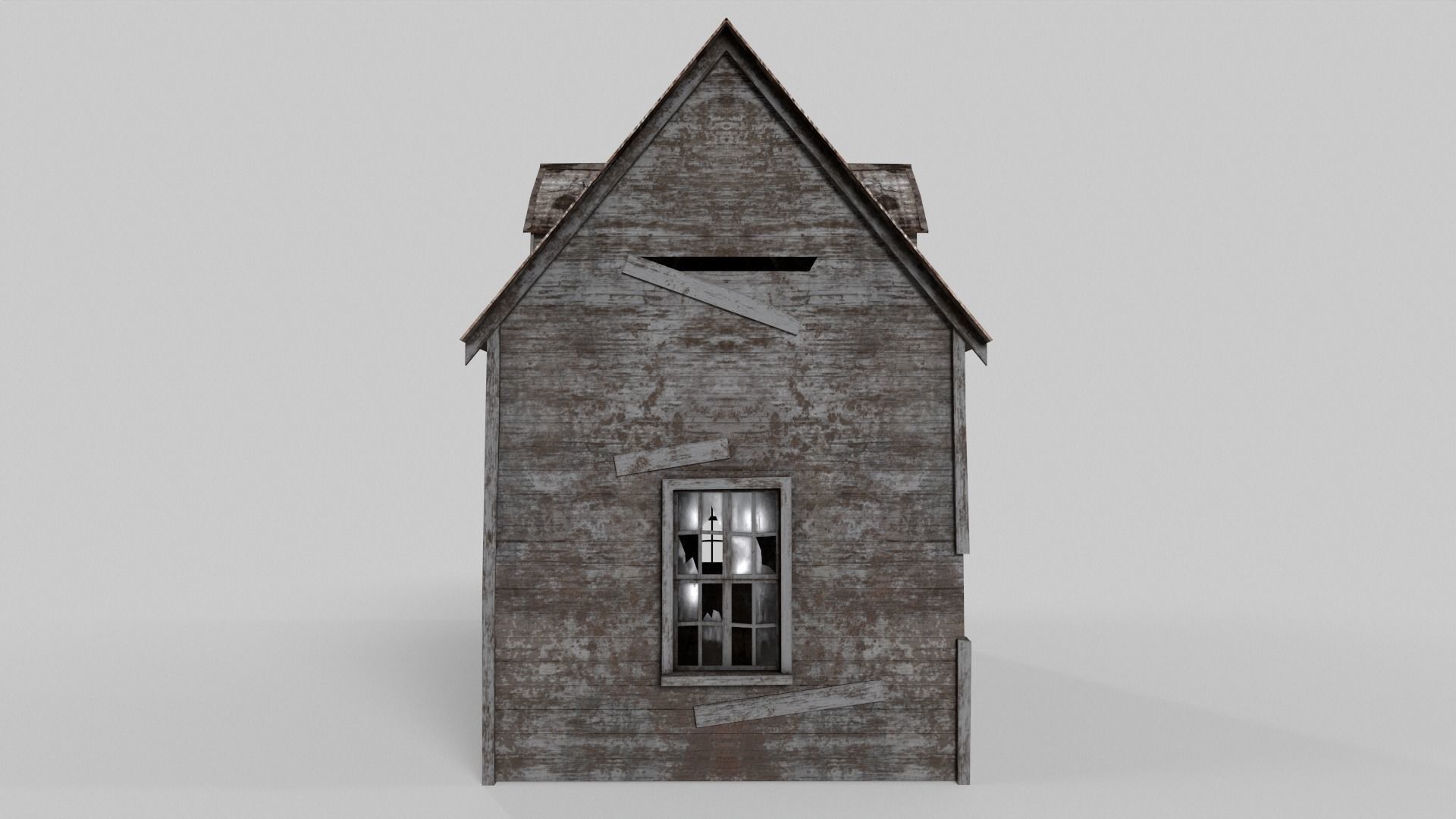 3D model Abandoned House VR / AR / low-poly | CGTrader