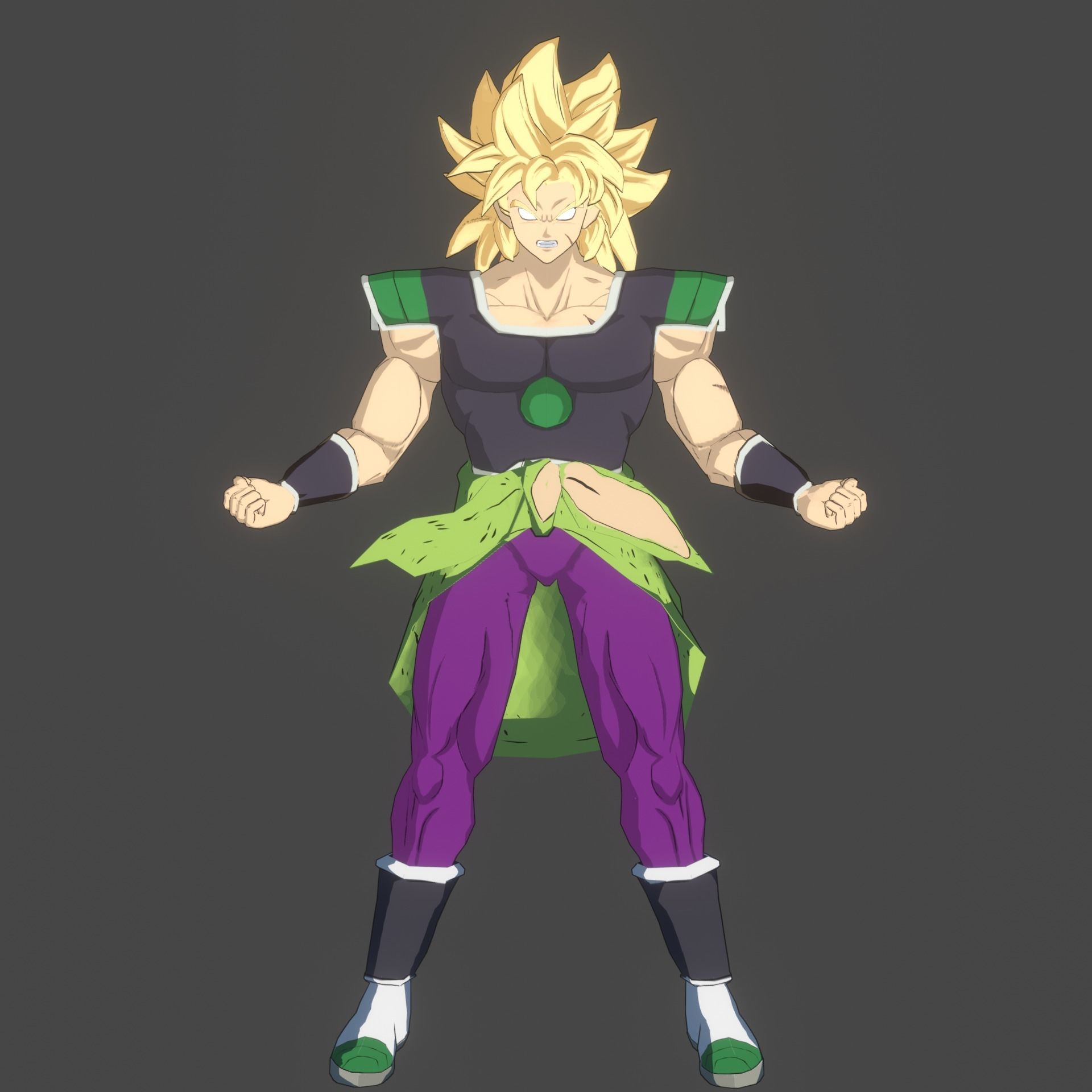 3D model Broly 3D model rigged VR / AR / low-poly | CGTrader