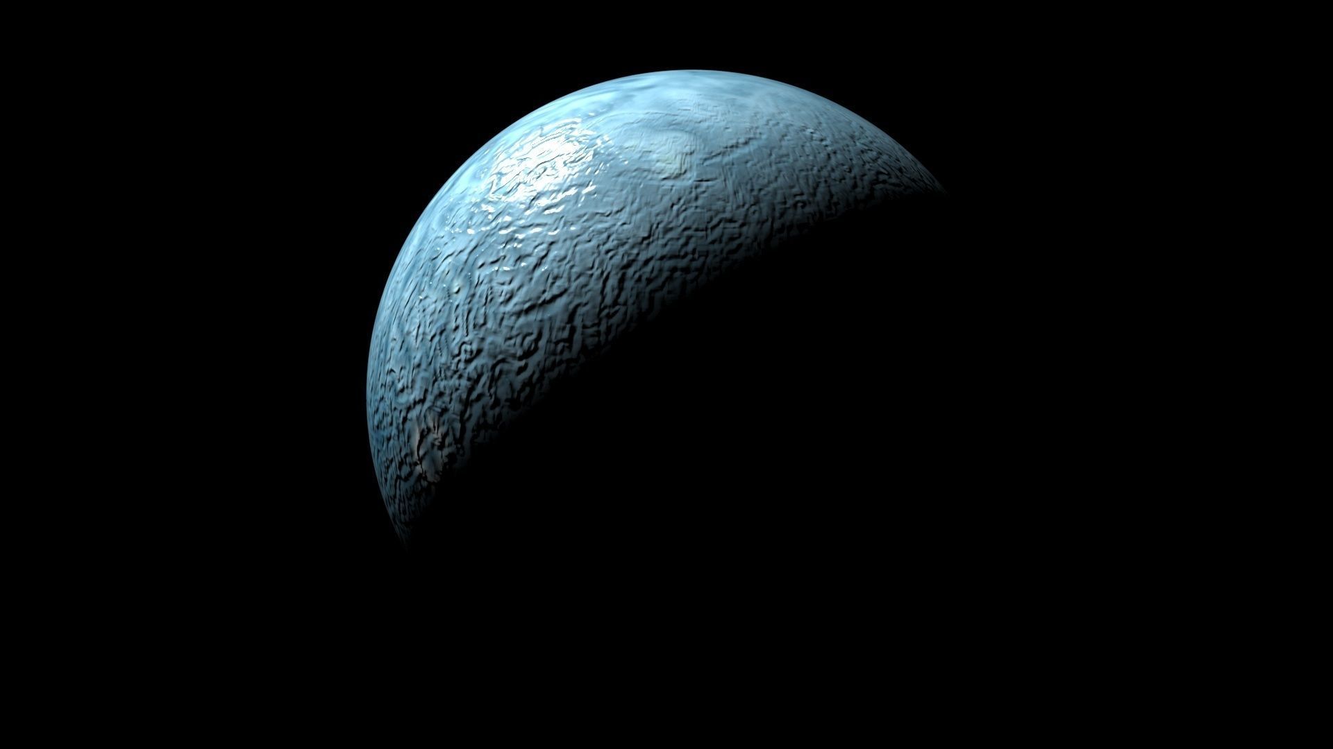Umbriel Planet 3D model | CGTrader