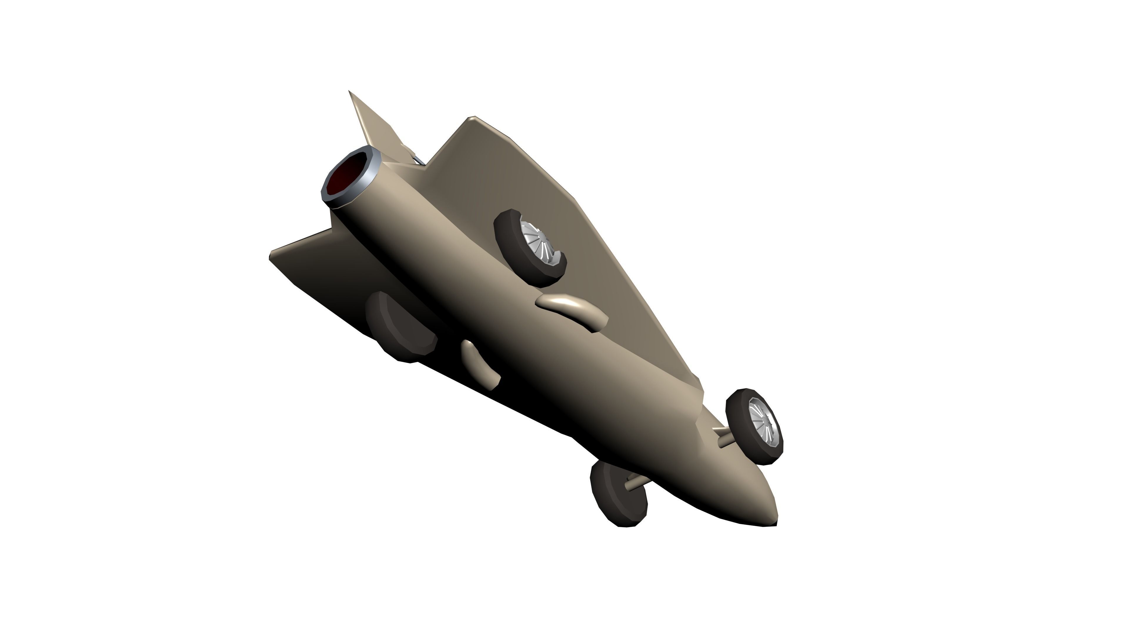 3D model General Motors Firebird Hypercasual VR / AR / low-poly | CGTrader