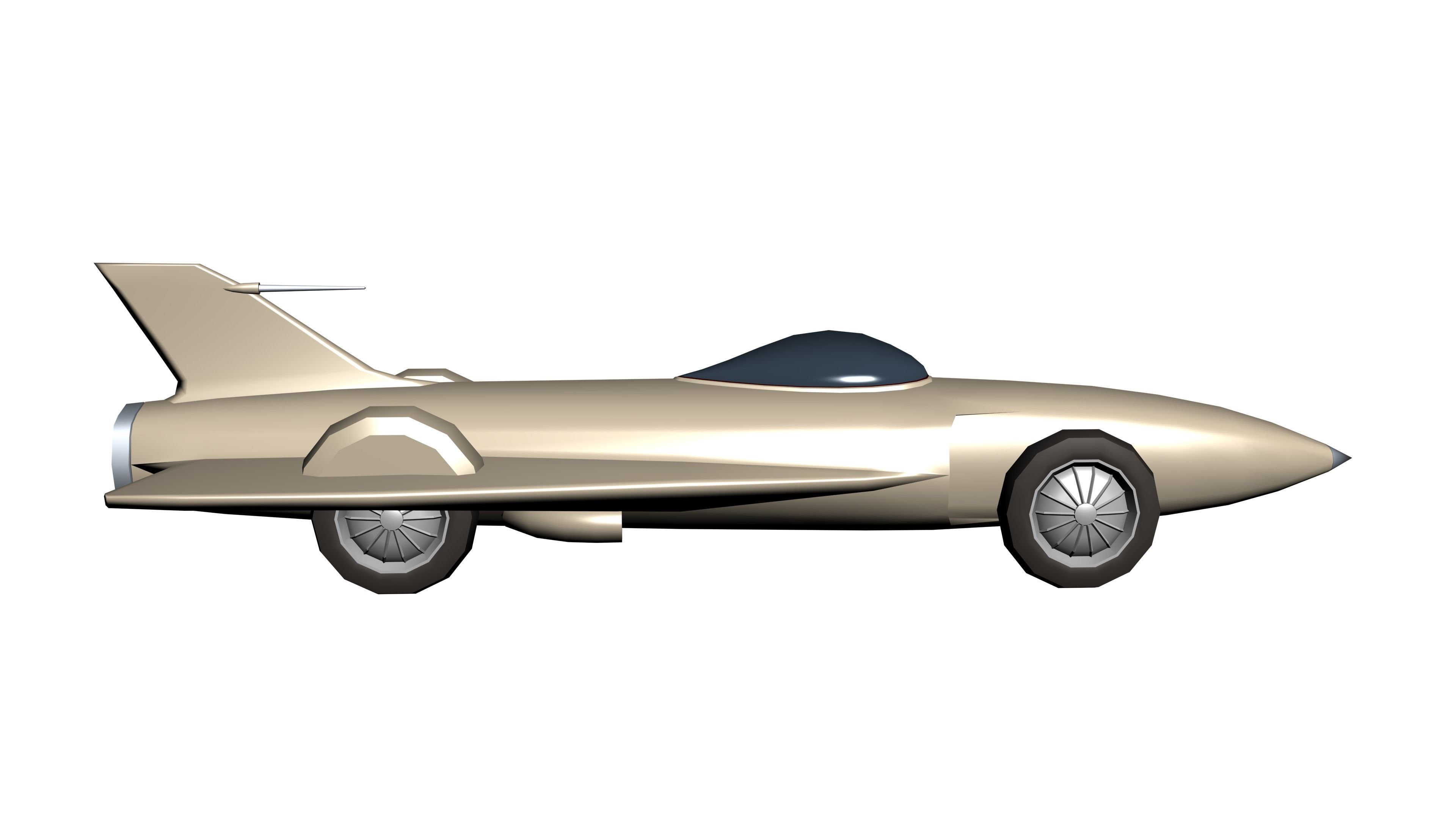 3D model General Motors Firebird Hypercasual VR / AR / low-poly | CGTrader