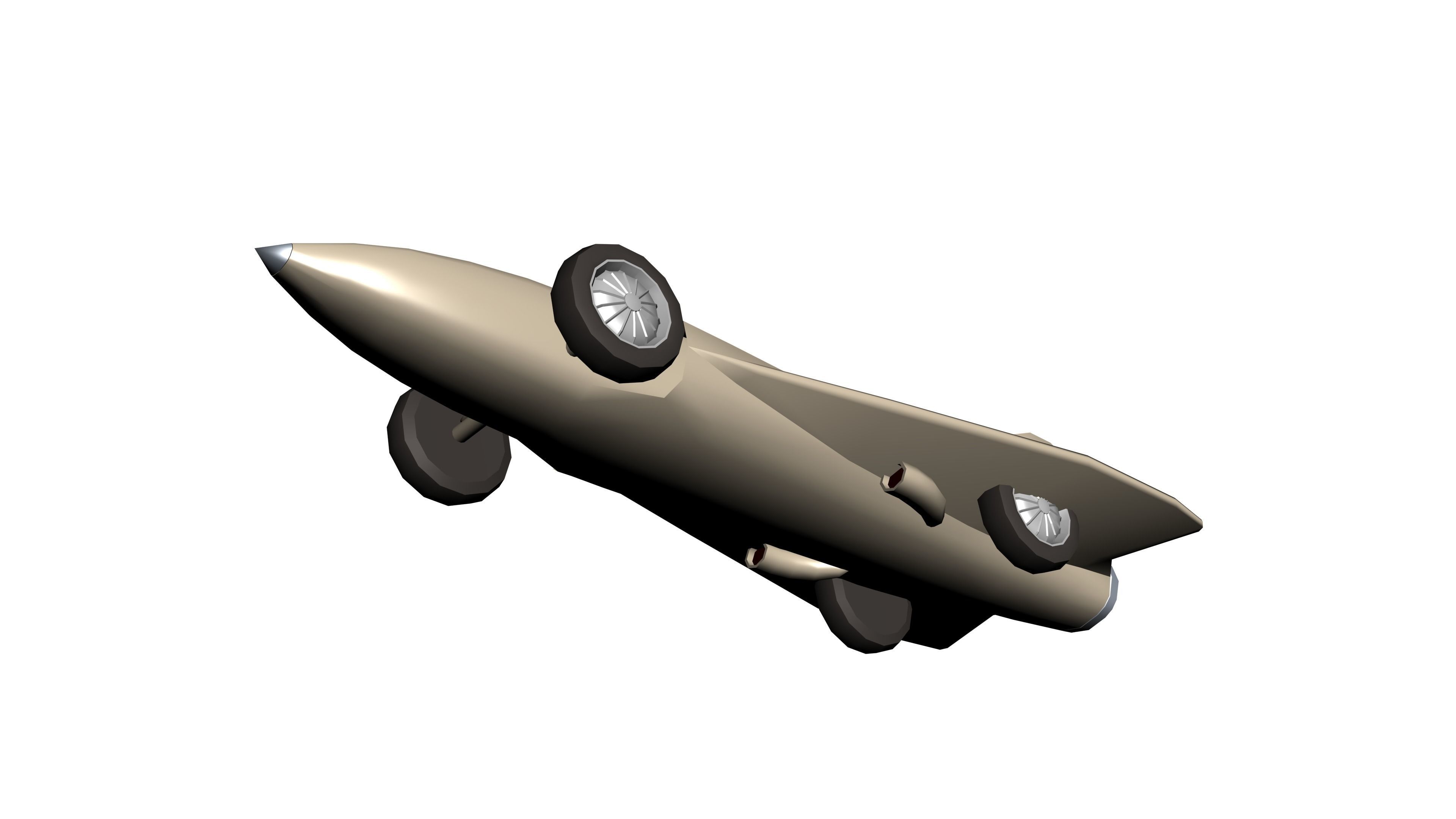 3D model General Motors Firebird Hypercasual VR / AR / low-poly | CGTrader