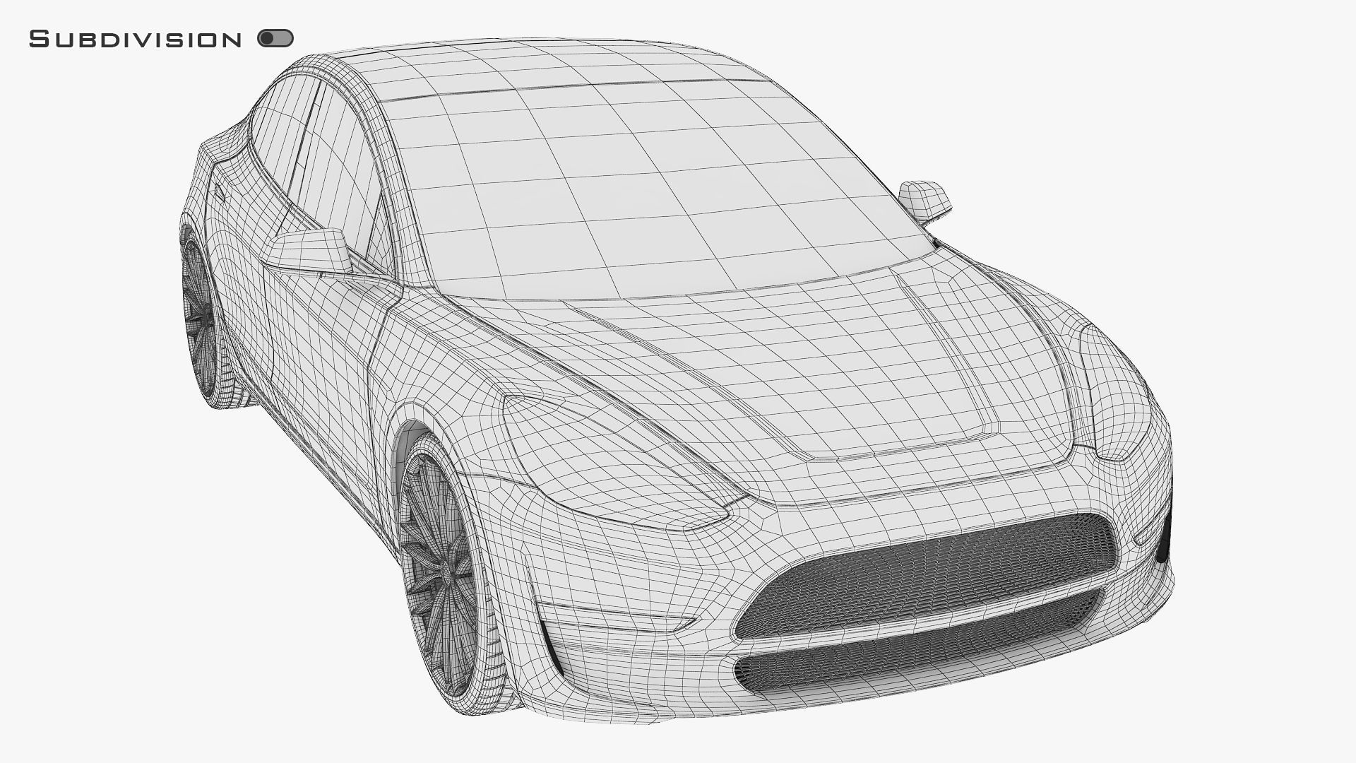 Sedan Car v 1 3D model | CGTrader
