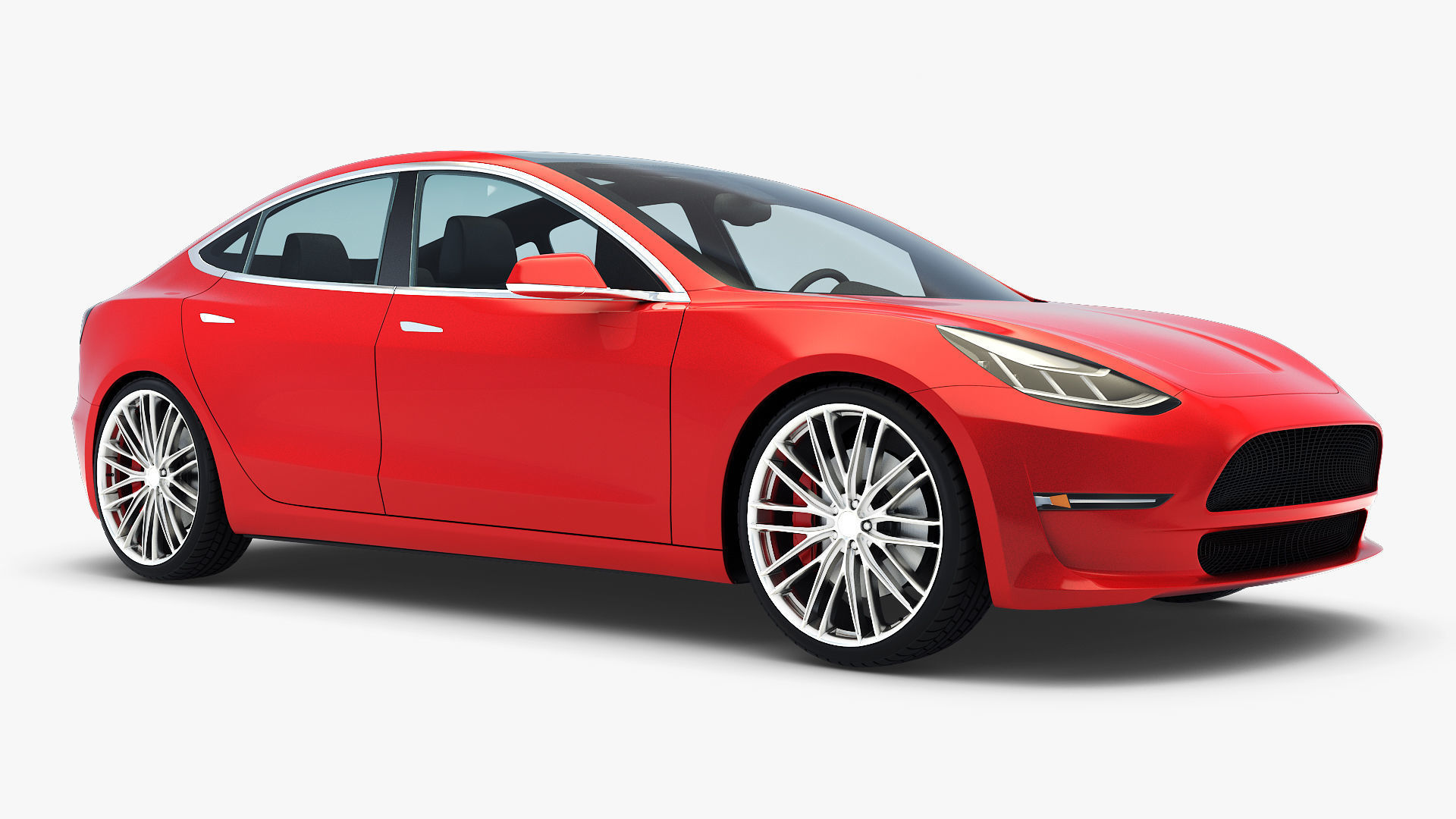 Sedan Car v 1 3D model | CGTrader
