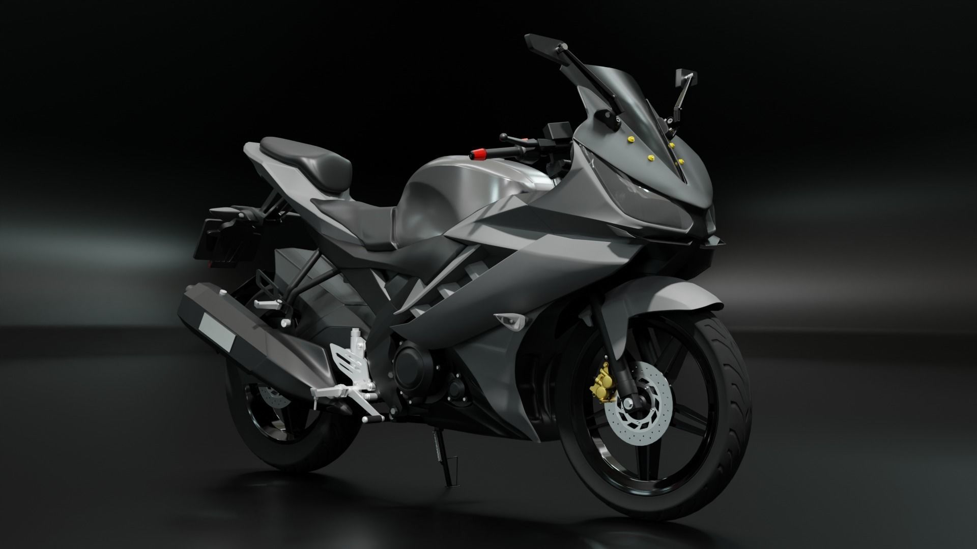 YZF-R15 2016 modified 3D model | CGTrader