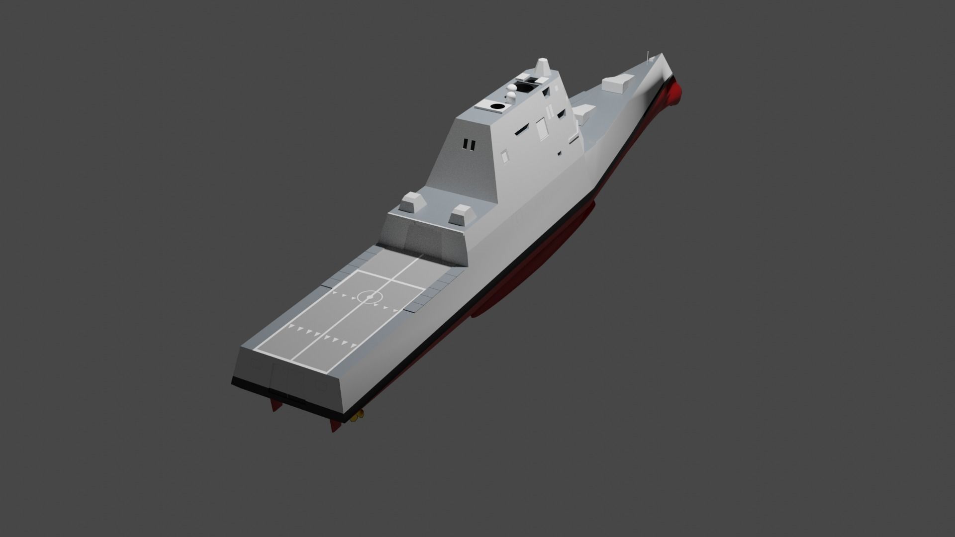 3D model uss-zumwalt VR / AR / low-poly | CGTrader