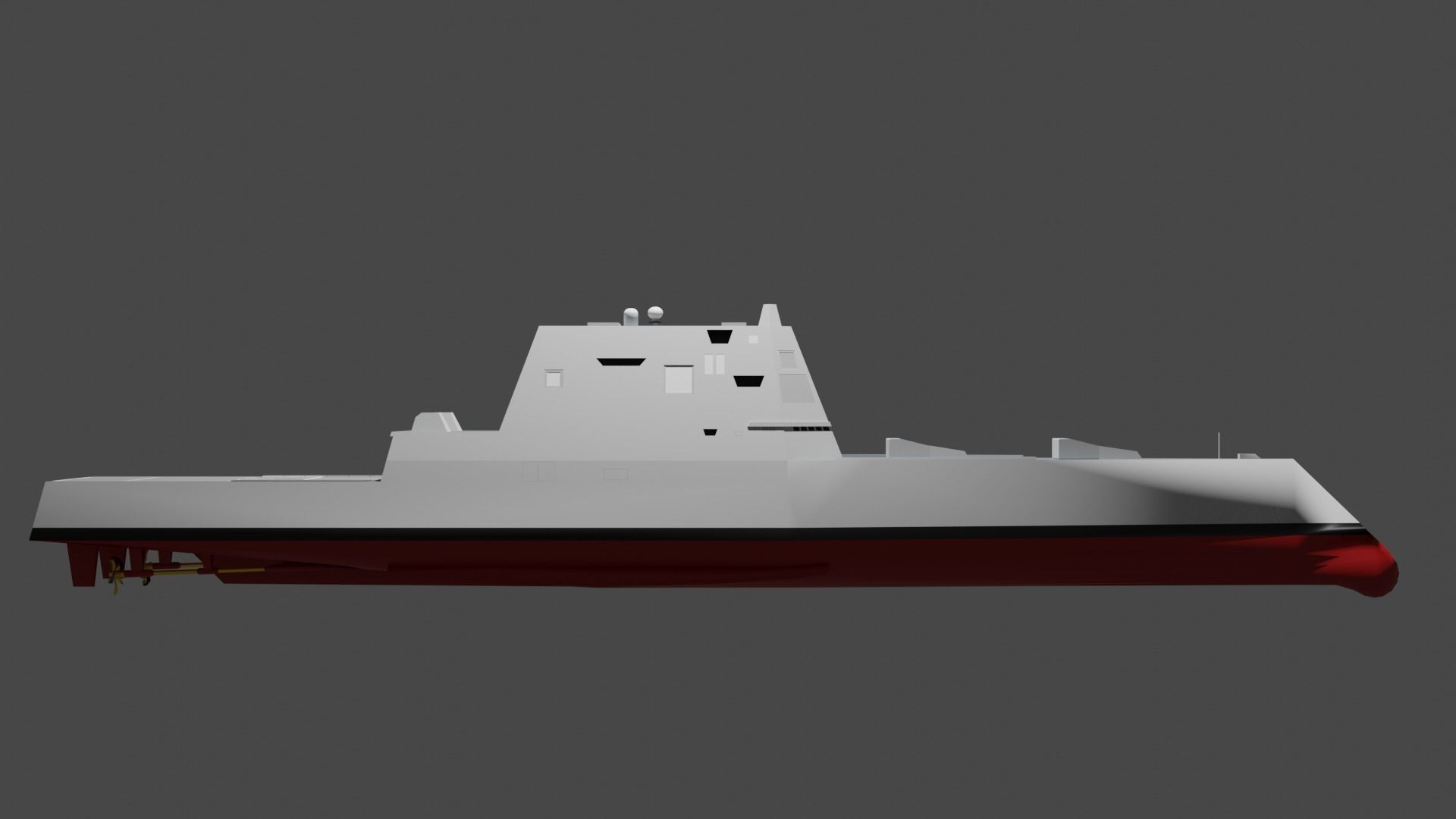 3D model uss-zumwalt VR / AR / low-poly | CGTrader