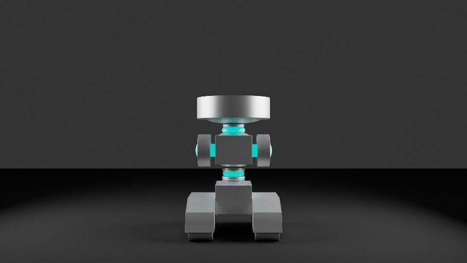 Simple Robot animated free 3D model animated | CGTrader