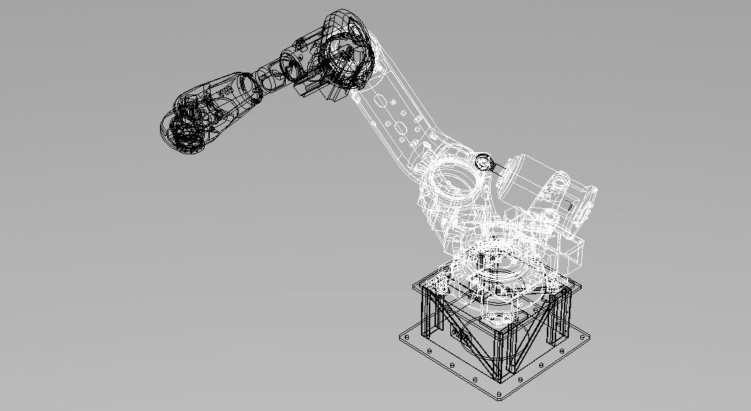 ABB Articulated Robot - IRB 6700 free 3D model rigged | CGTrader