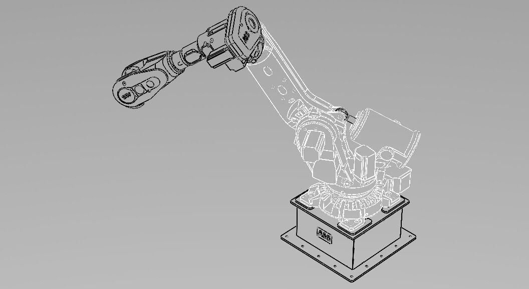 ABB Articulated Robot - IRB 6700 free 3D model rigged | CGTrader