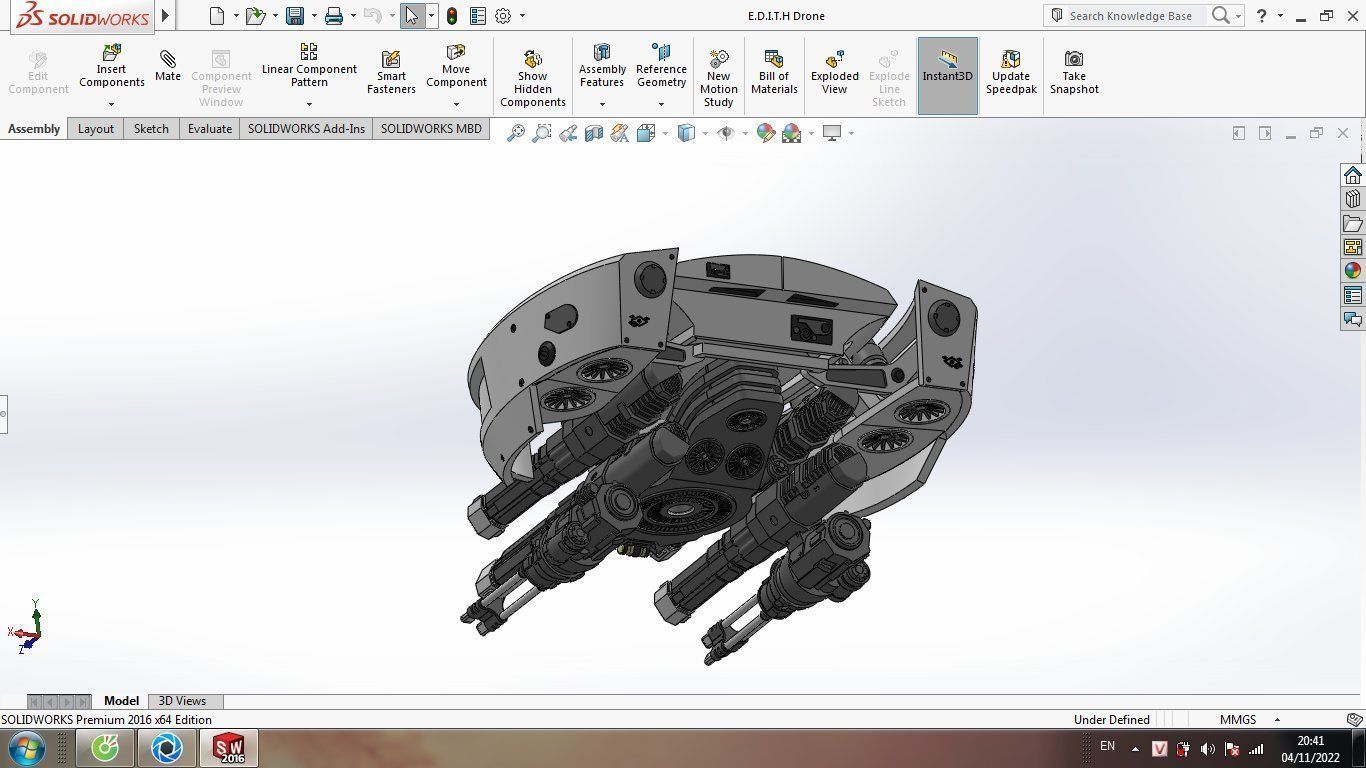 EDITH Drone - Spider-Man Far From Home 3D model 3D printable | CGTrader