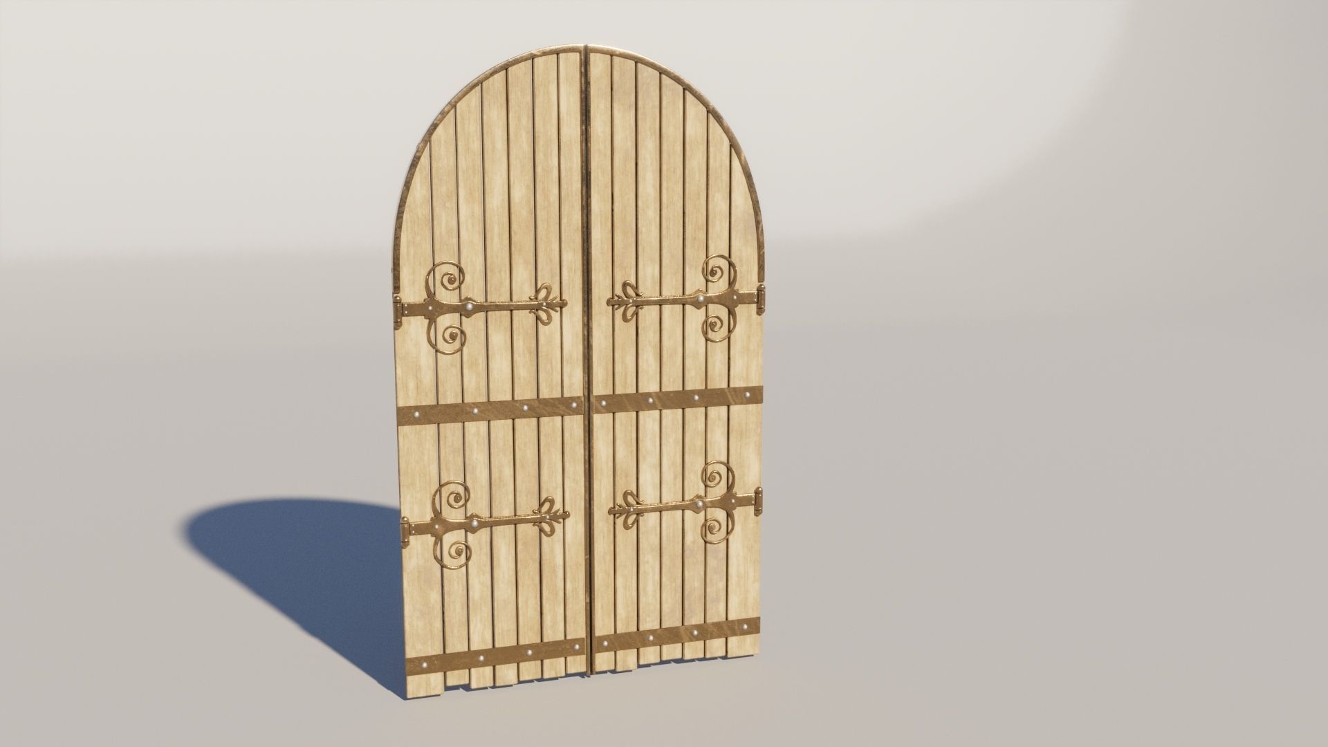 Medieval Fantasy Door 3D model | CGTrader