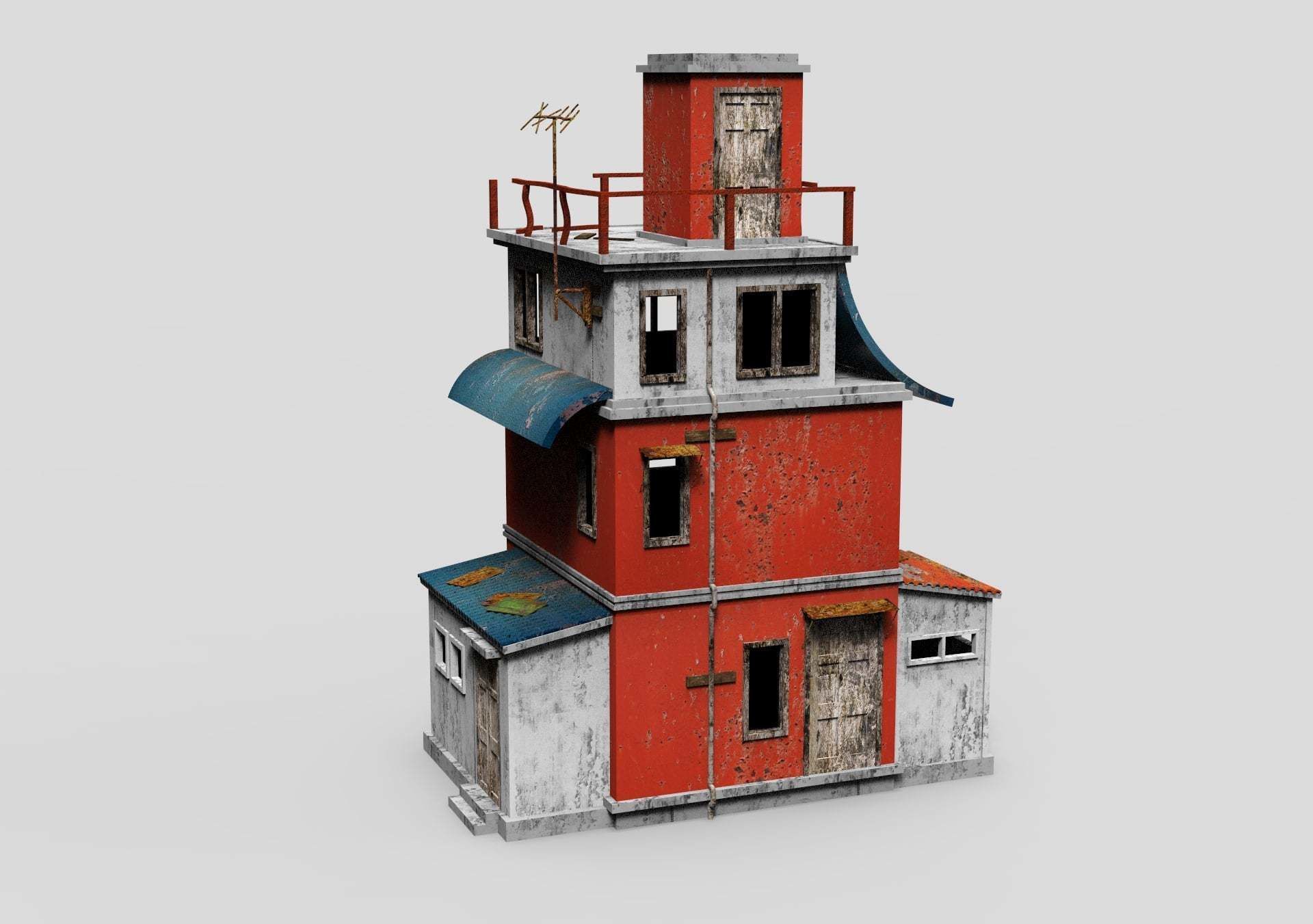 PUBG House 3D model 3D printable | CGTrader