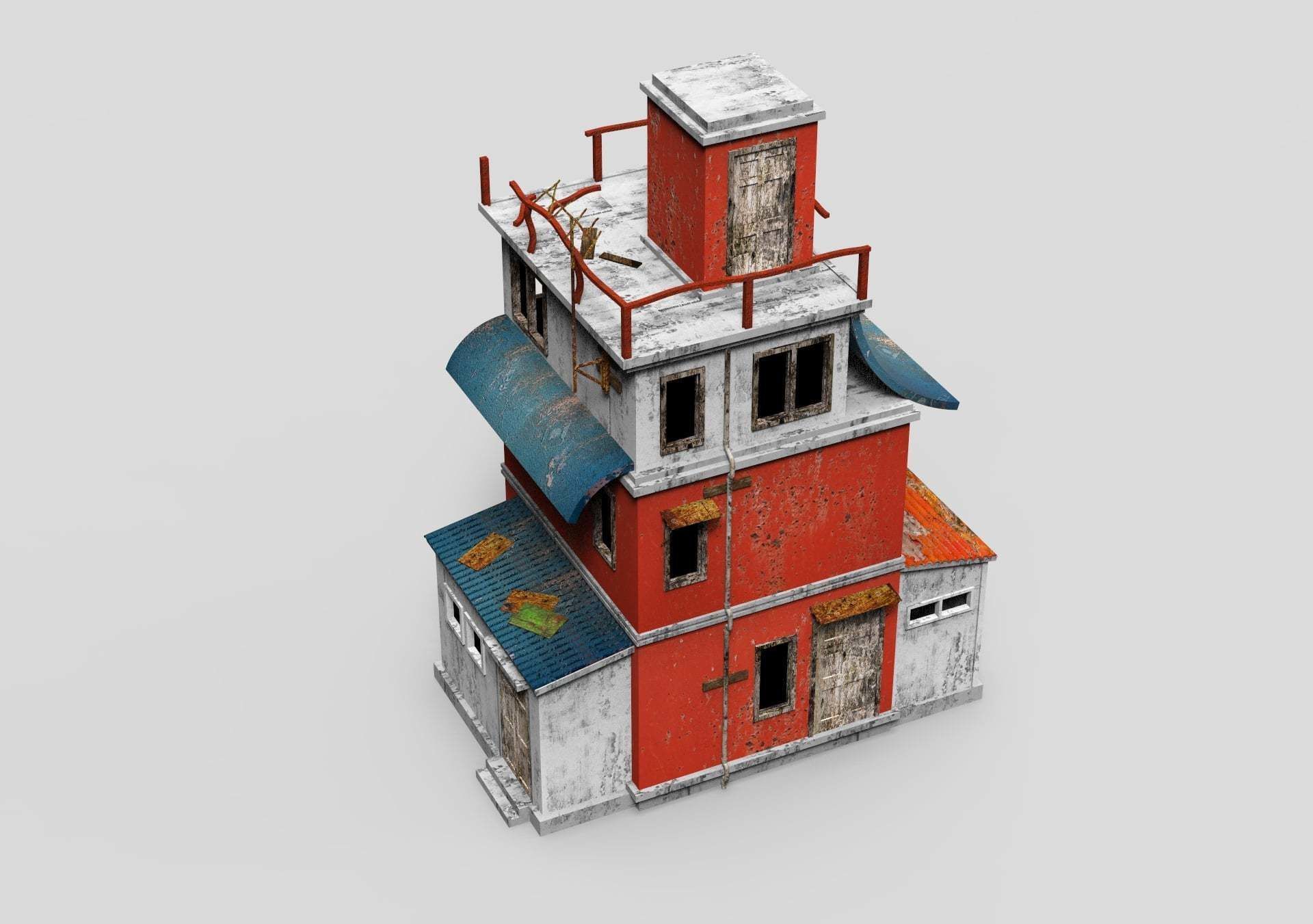 PUBG House 3D model 3D printable | CGTrader