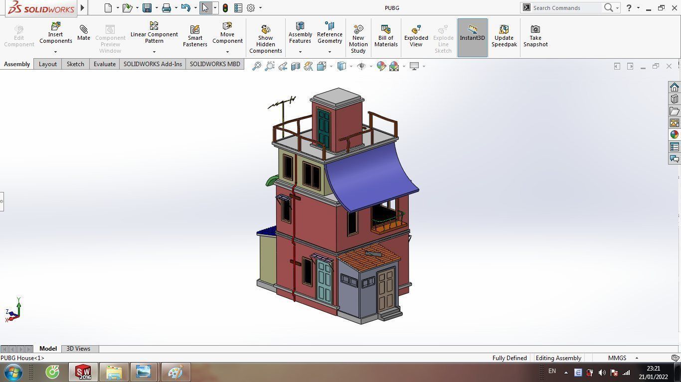 PUBG House 3D model 3D printable | CGTrader
