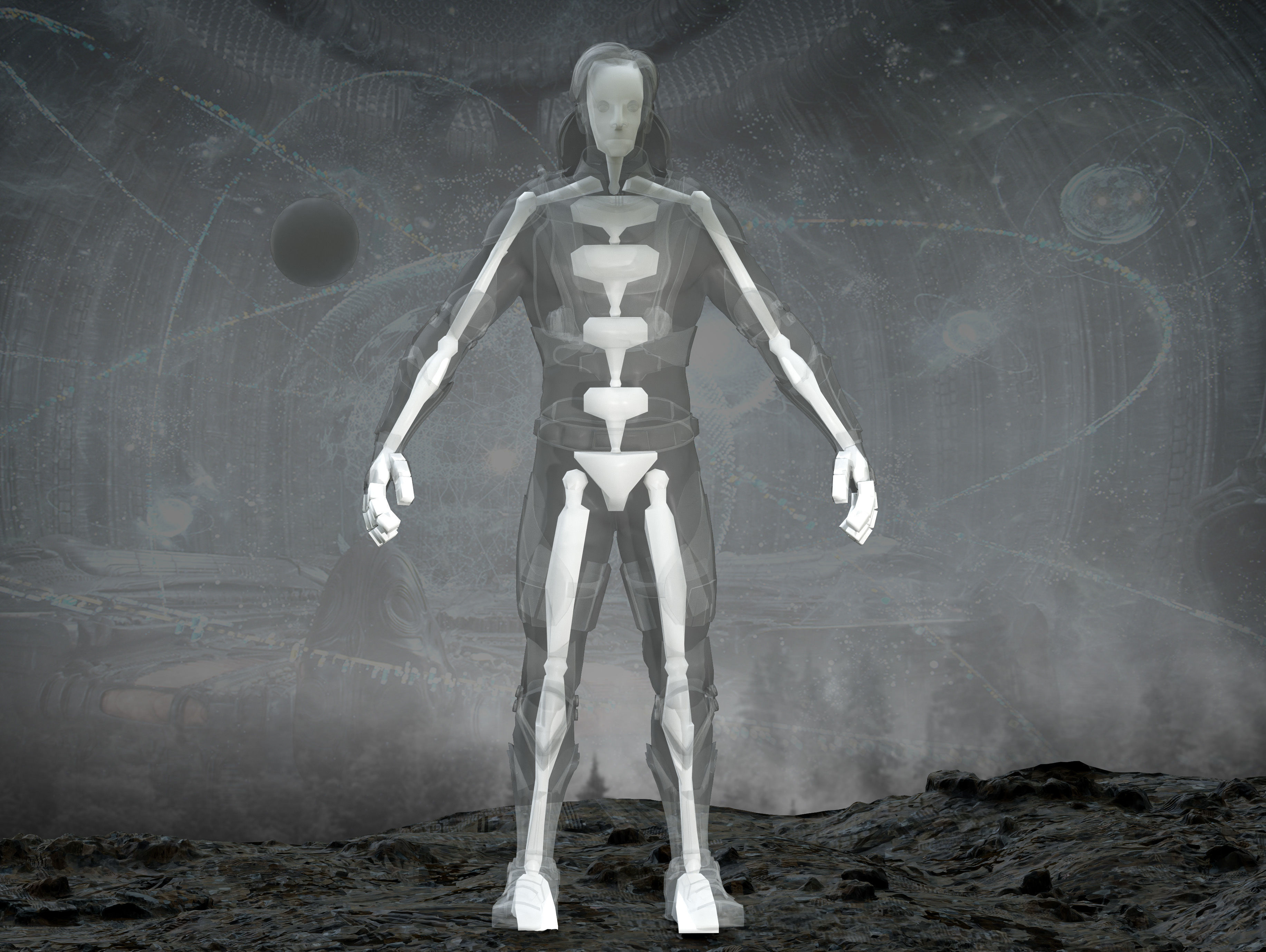 3D model David from Prometheus VR / AR / low-poly rigged | CGTrader