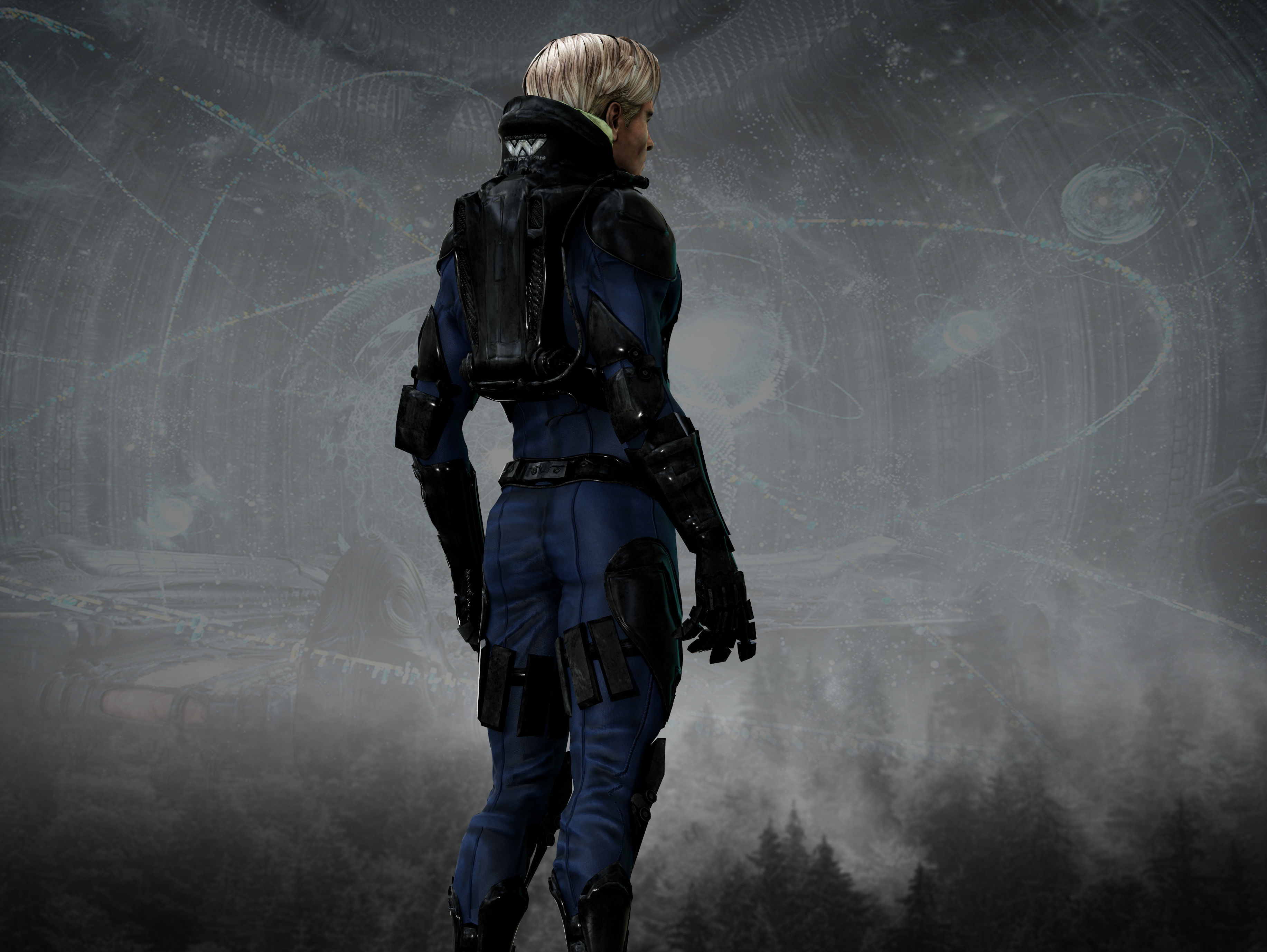 3D model David from Prometheus VR / AR / low-poly rigged | CGTrader