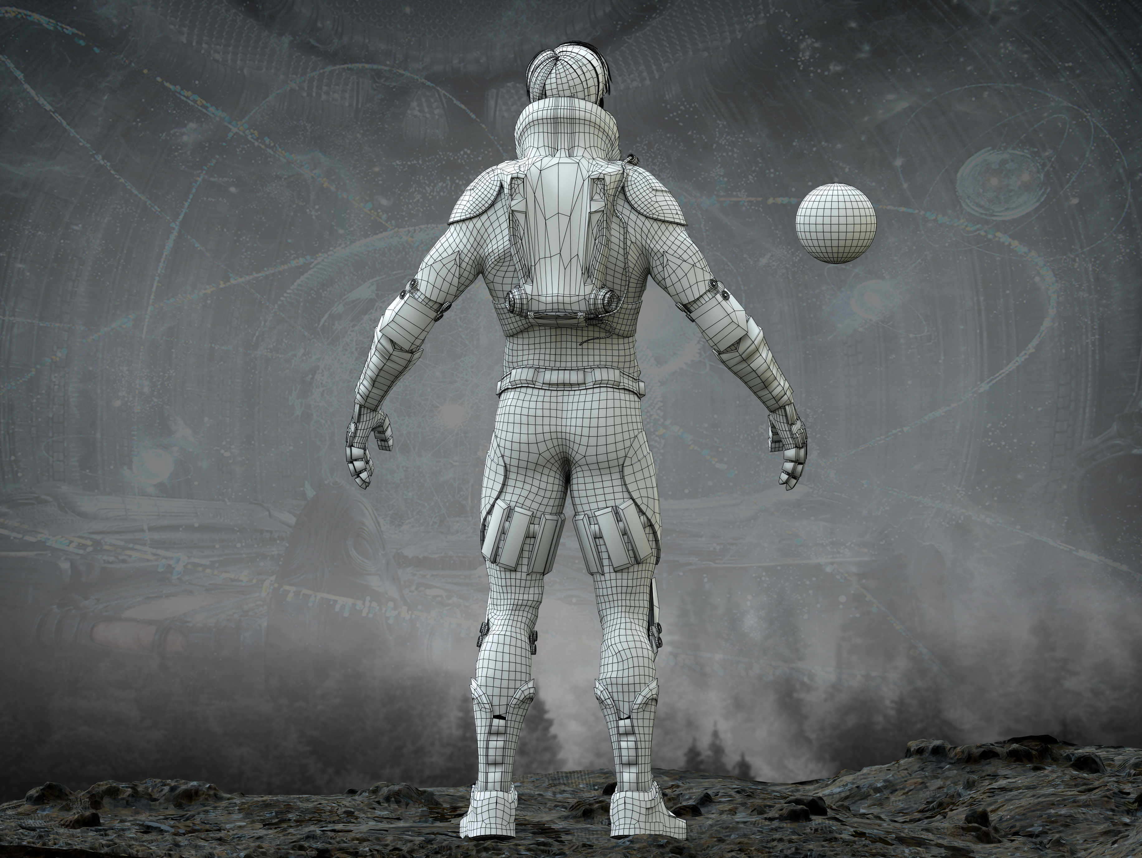 3D model David from Prometheus VR / AR / low-poly rigged | CGTrader