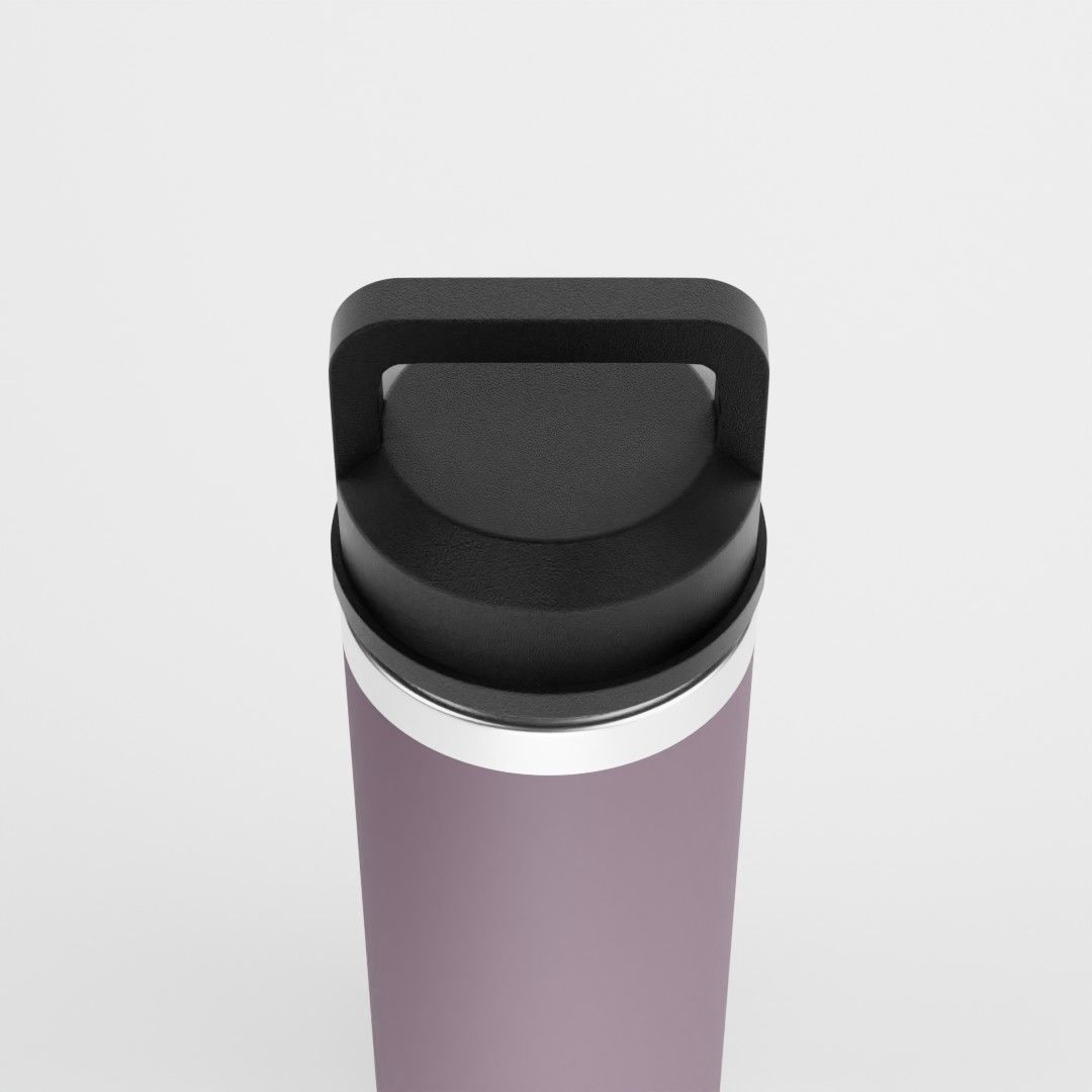 3D model Steel Water flask highquality 3d model with yeti logo VR / AR ...
