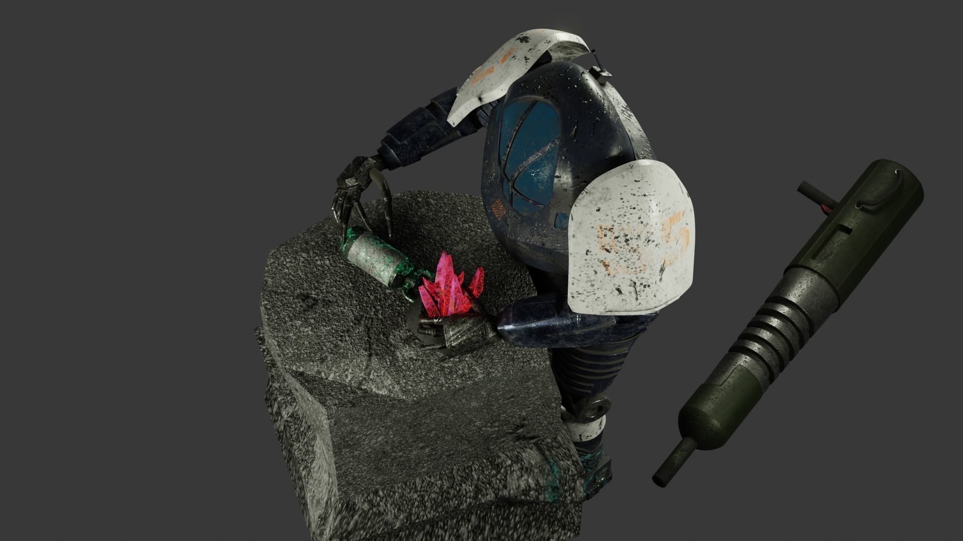 Mech Armor 3D model | CGTrader