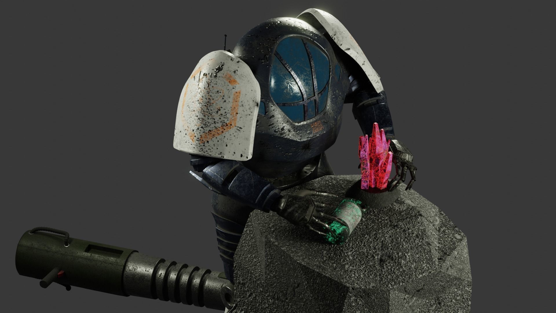 Mech Armor 3D model | CGTrader