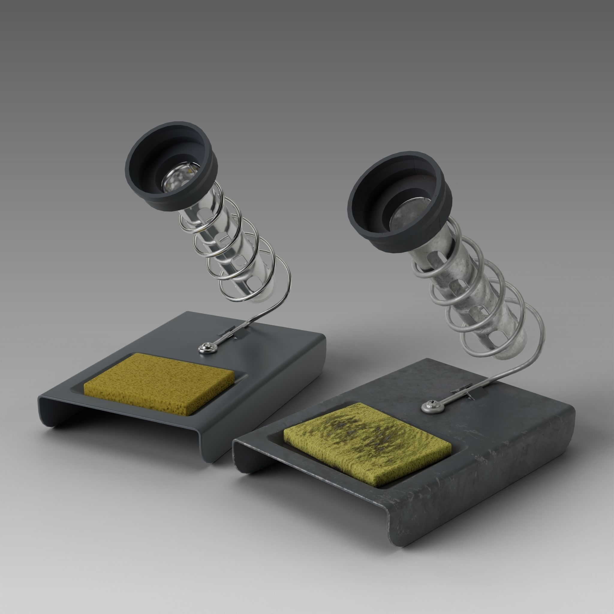 3D model Soldering Iron Holder VR / AR / low-poly | CGTrader