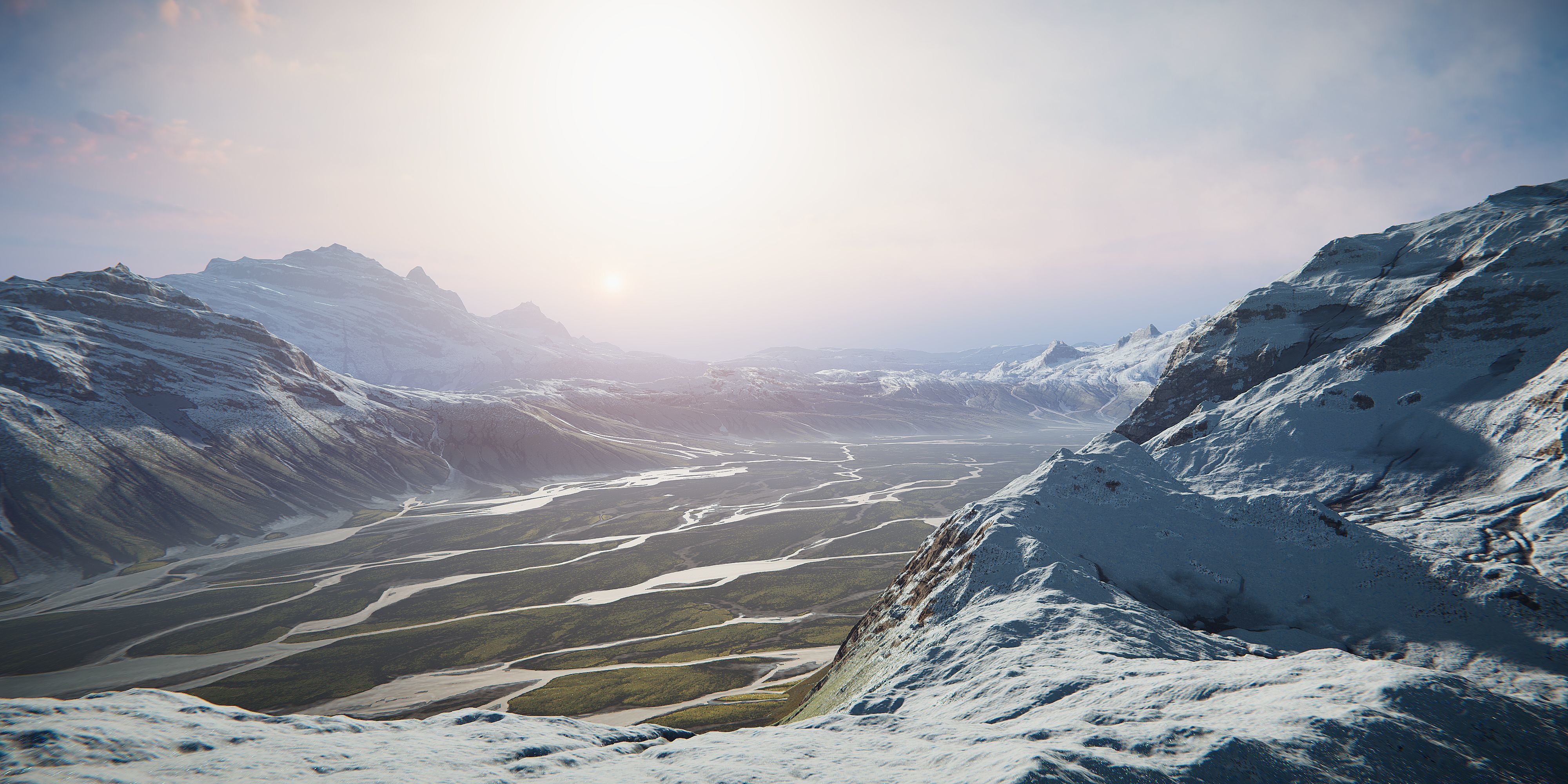 Iceland Mountains Environment - Unity 2017-18-19 Projects 3D model | CGTrader